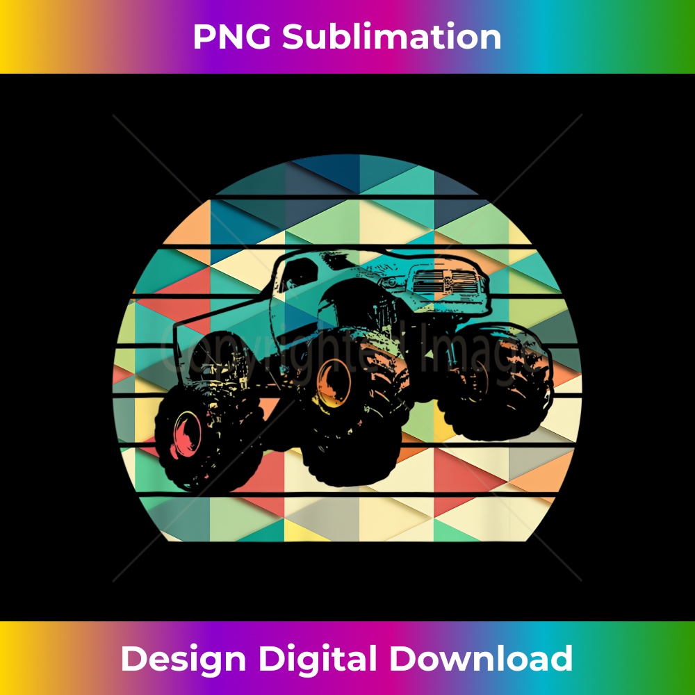 s Monster Truck American Flag Racing USA Vintage - Urban Sub - Inspire ...