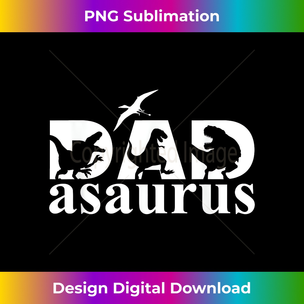 Dad asaurus T Rex Dad Dinosaur Kids Father's Day Daddy Rex - | Inspire ...