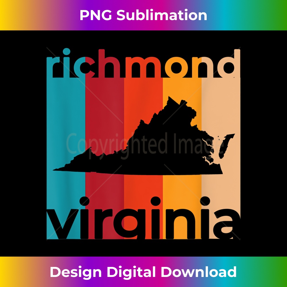 Richmond Virginia Vintage VA Retro Repeat Cutout - PNG Trans | Inspire ...
