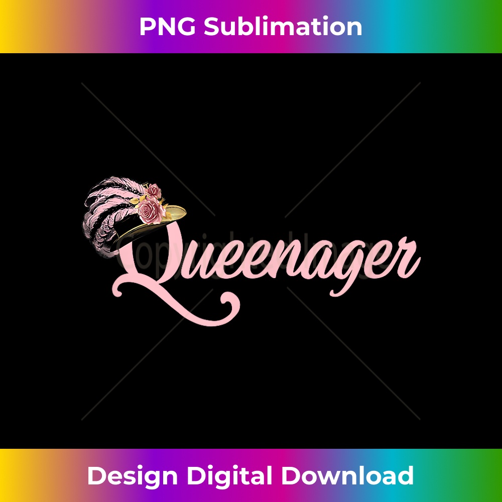 Queenager Crone Feather Hat Crown Drama Queen Pink Black - S | Inspire ...