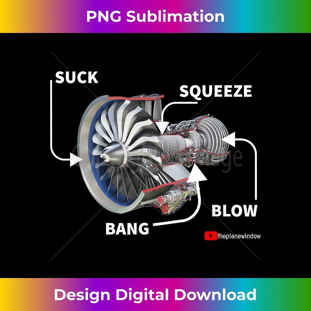 Jet Engine Stages - PNG Transparent Sublimation File - Inspire Uplift