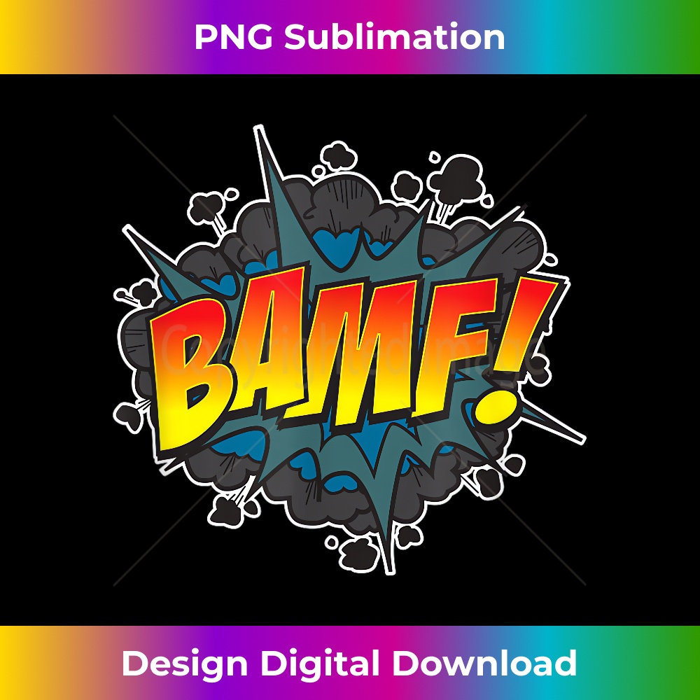 Retro Comic Book Sound Effect BAMF Fun Group Costume 2 - Sty | Inspire ...