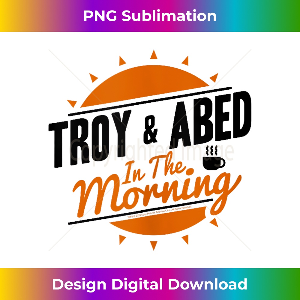 Community Simple Troy & Abed In The Morning Logo Tank Top - | Inspire ...