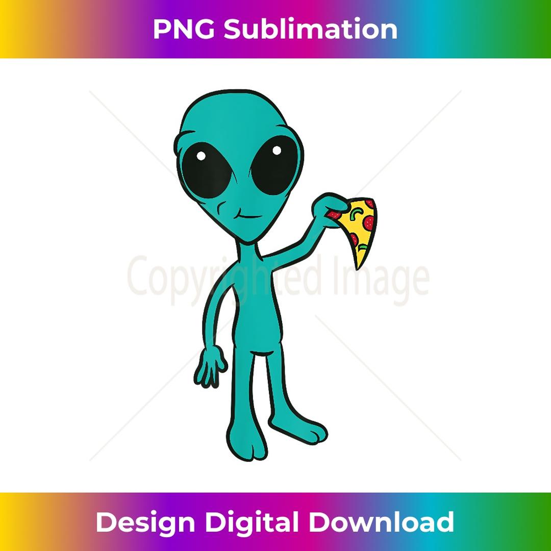 Cute Alien Eating Pizza Ufo Alien - Special Edition Sublimat | Inspire ...