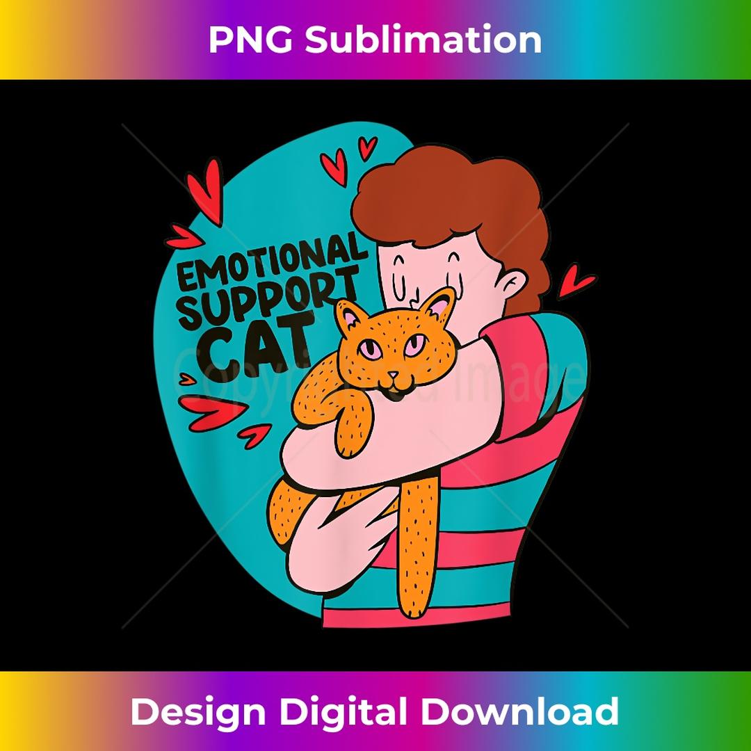 Emotional Support Cat. Hugging Orange Tabby Cat - Exclusive | Inspire ...