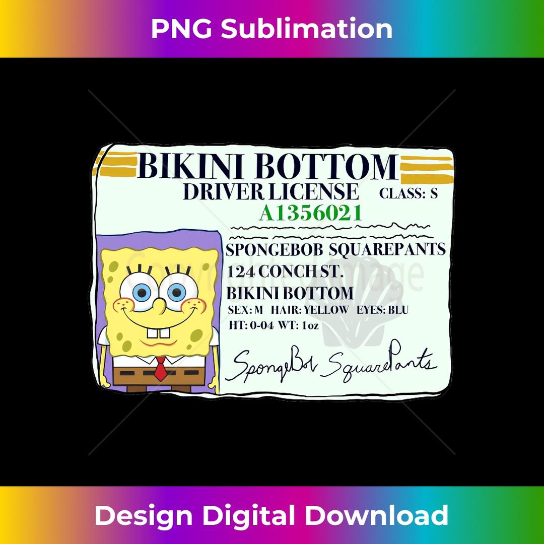 SpongeBob SquarePants Bikini Bottom Driver License Card Long | Inspire ...