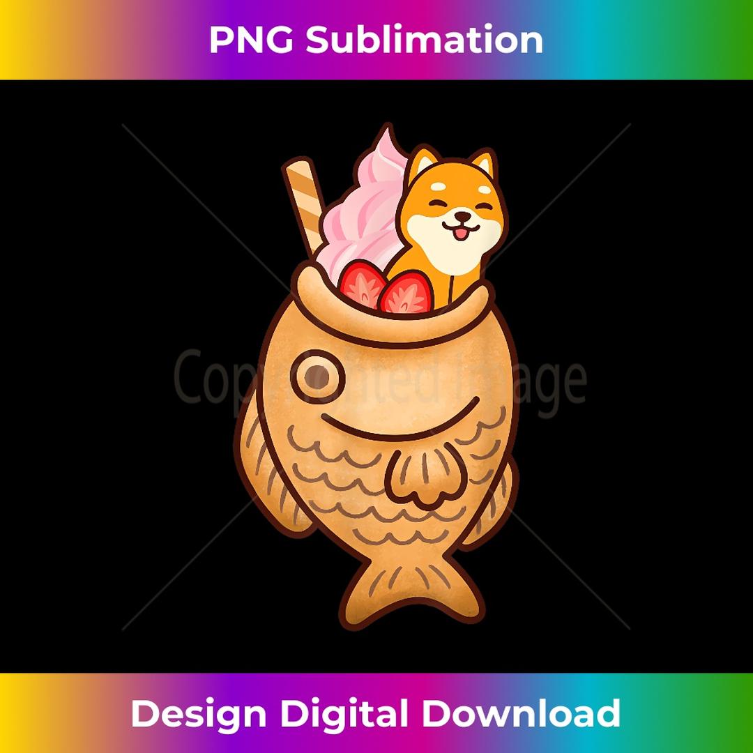 Japanese Taiyaki Fish Cake & Ice Cream Kawaii Shiba Inu Dog | Inspire ...