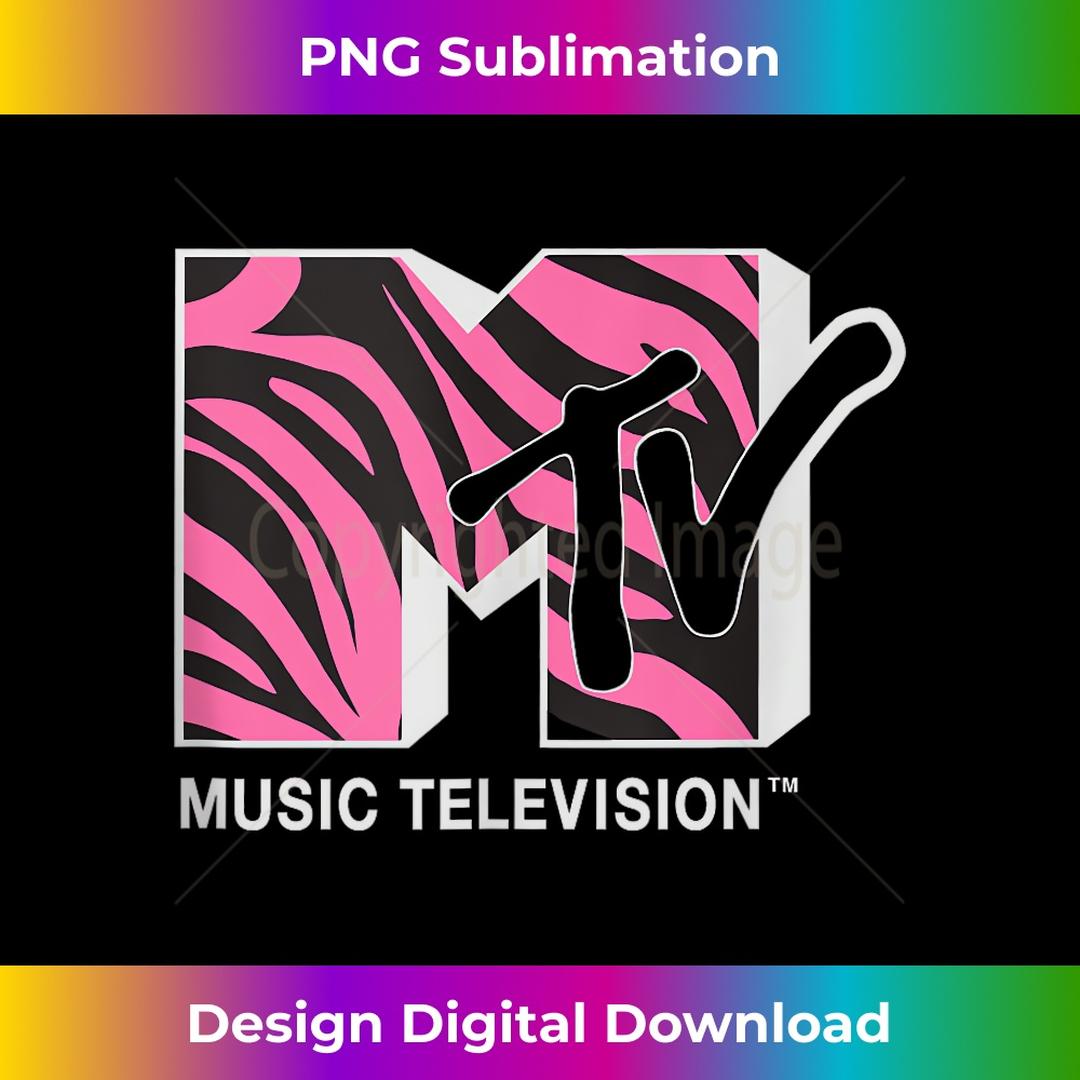 MTV Pink and Black Zebra Logo 1 - Premium PNG Sublimation Fi | Inspire ...