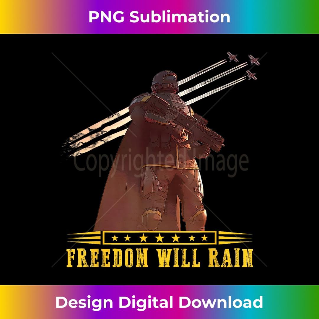 Freedom Will Rain Hell of Diver Helldiving Lovers Outfit - V | Inspire ...