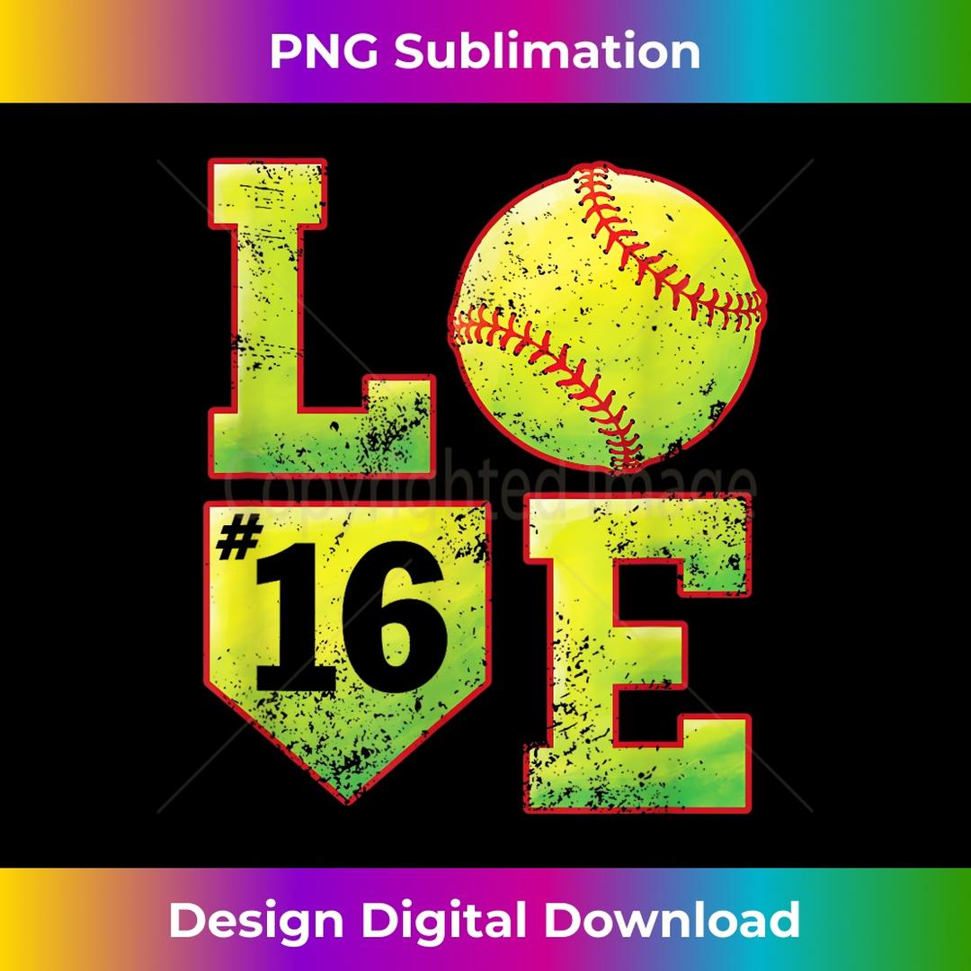 Softball Player Number 16 Softball Mom Dad 16 Biggest Fan 1 | Inspire ...