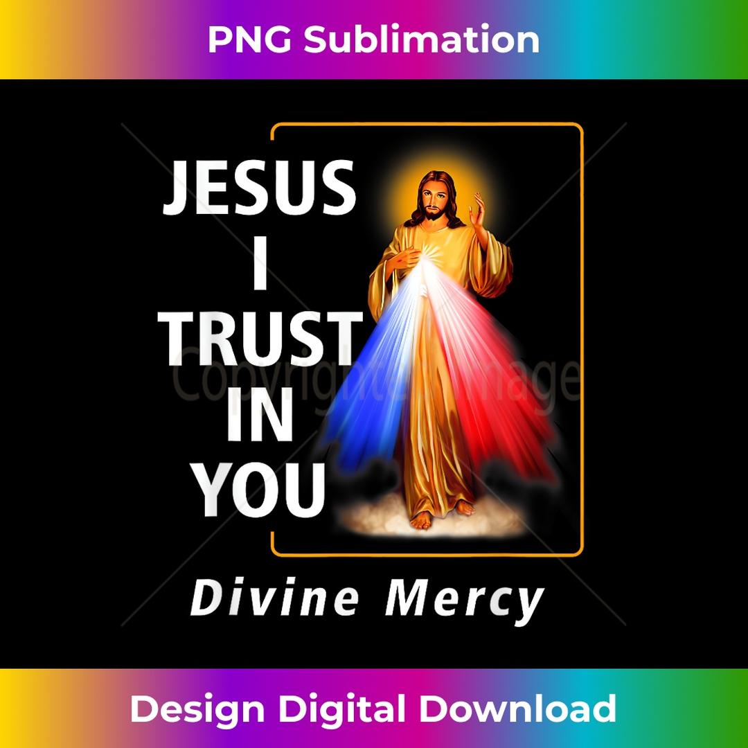 Jesus I Trust In You Divine Mercy Catholic Graphic Christian | Inspire ...