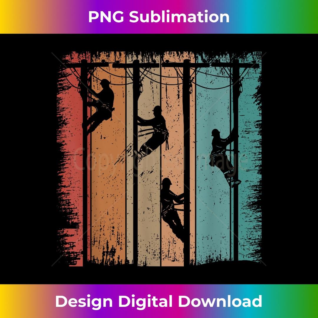 Vintage Lineman Father Retro Electric Cable Lineman 1 - Aest | Inspire Uplift