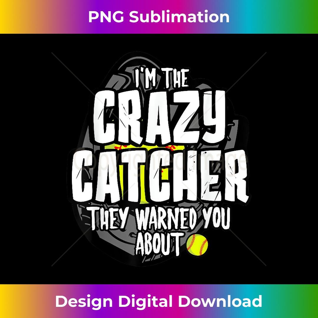Funny Crazy Catcher Bat & Ball Player Softball Sports Lovers | Inspire ...
