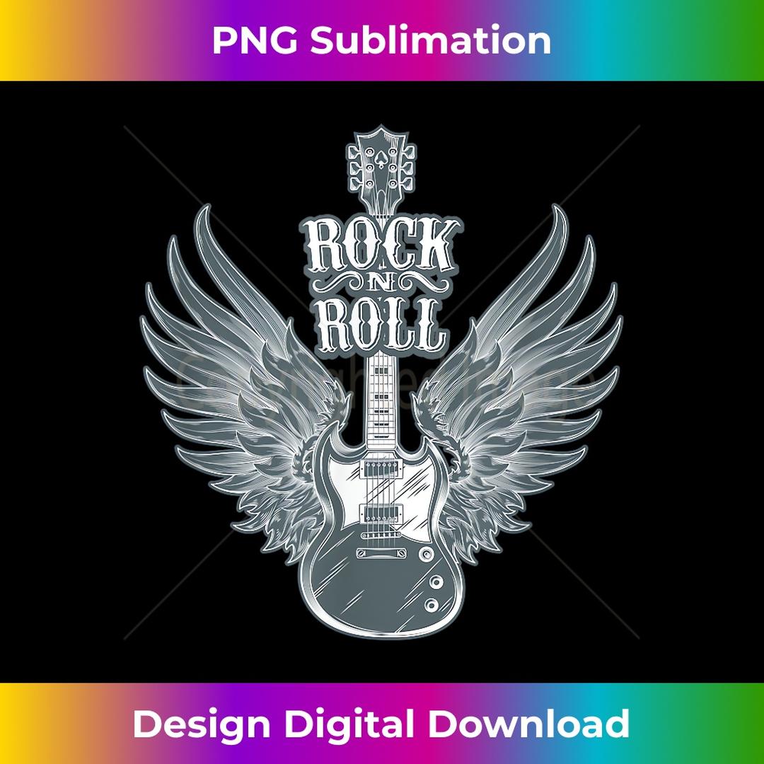 Rock N Roll Angel Wings Music Guitar Player Alternative 1 - | Inspire ...