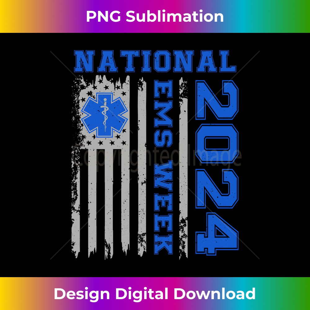 National EMS Week 2024 USA Flag Emergency Medical Services 1 | Inspire Uplift