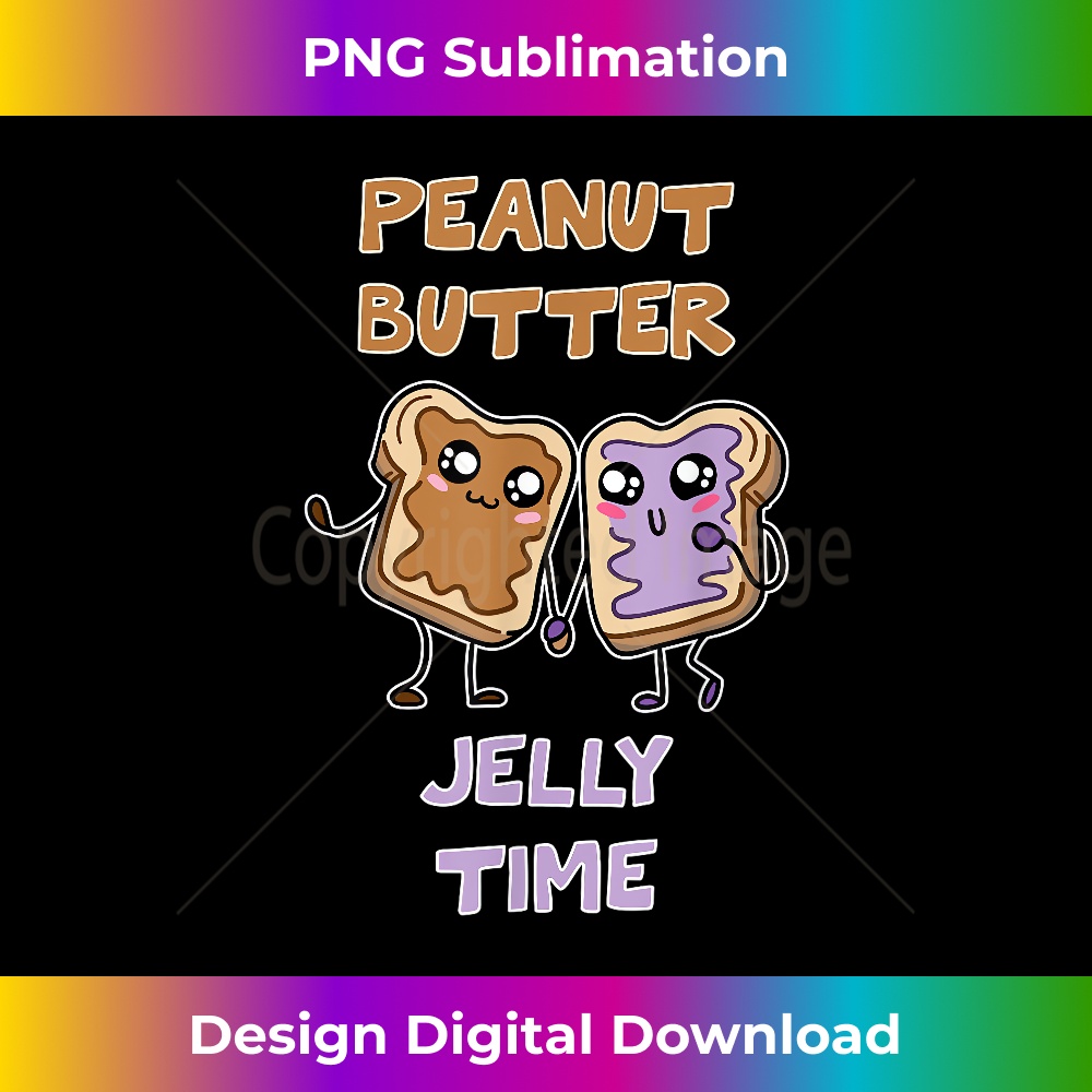 Peanut Butter Jelly Time Cute Kawaii Style PB & J Cute White | Inspire ...