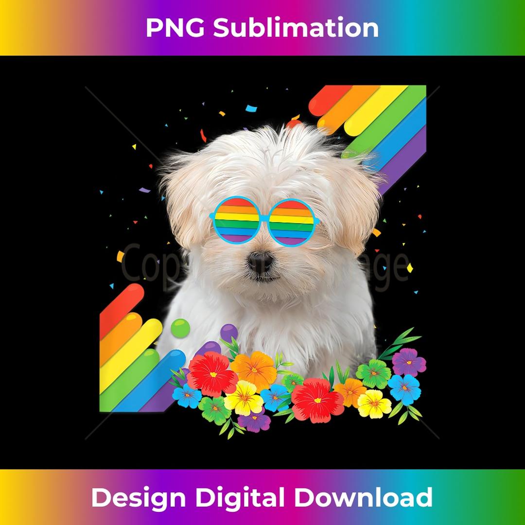 Proud LGBT Gay Maltese Dog Pride Flag Rainbow LGBTQ Lesbian | Inspire ...