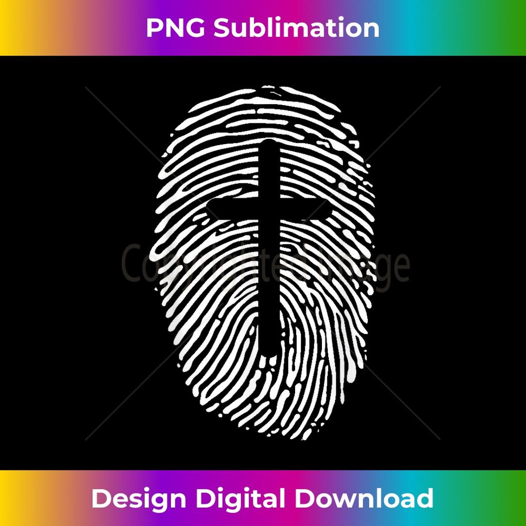 Finger Print Of God Religious Christian Finger Print Cross - | Inspire ...