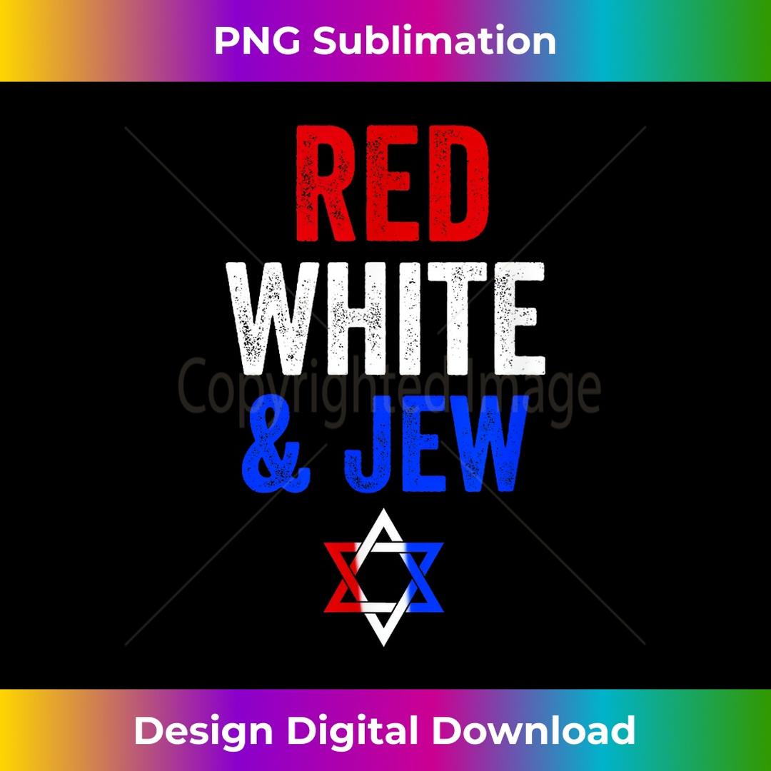 Red White & Jew (Blue) USA America Jewish Star of David 2 - | Inspire ...