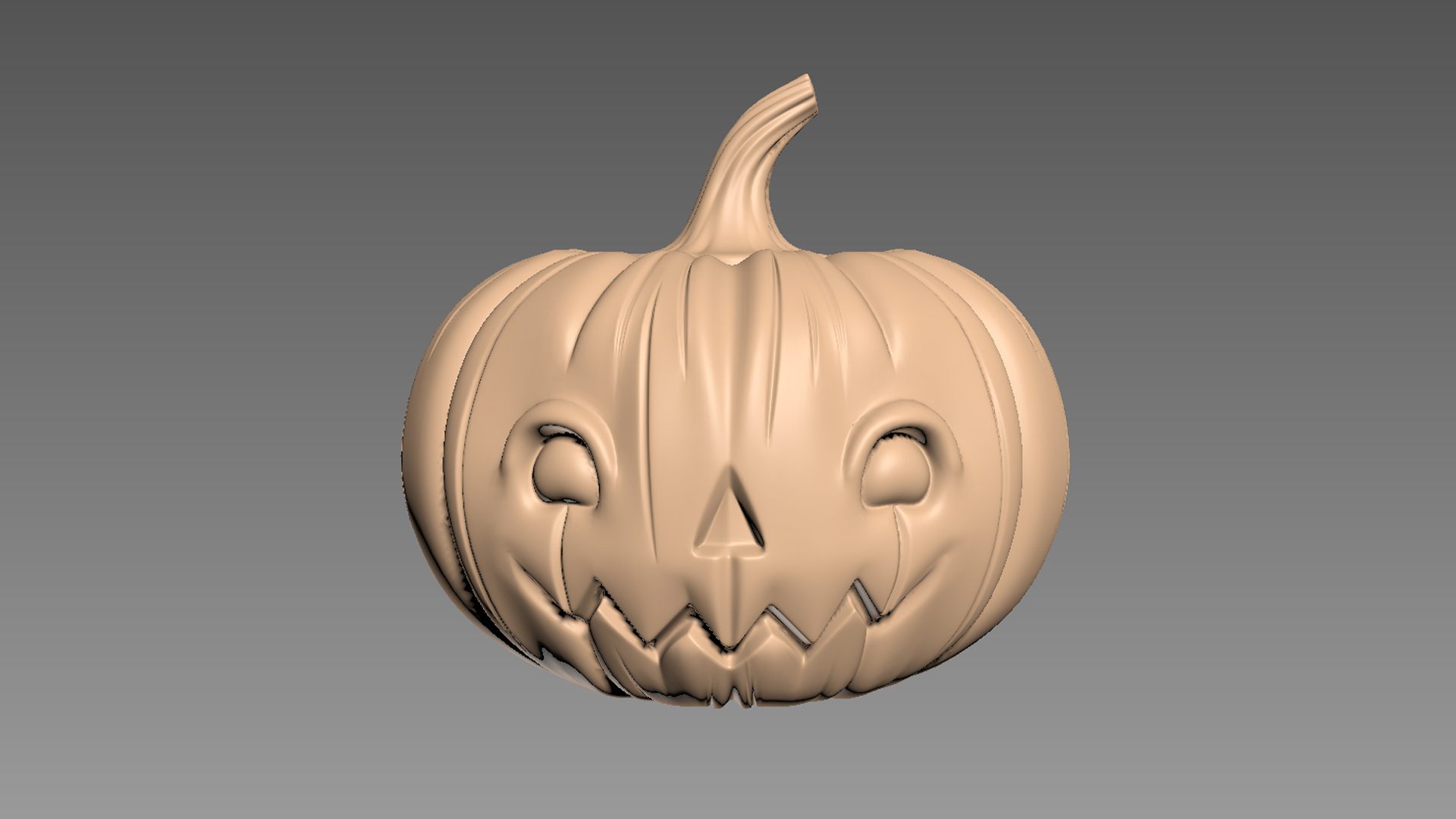 Pumpkin Halloween 3D Model. CNC. 3D Print. | Inspire Uplift