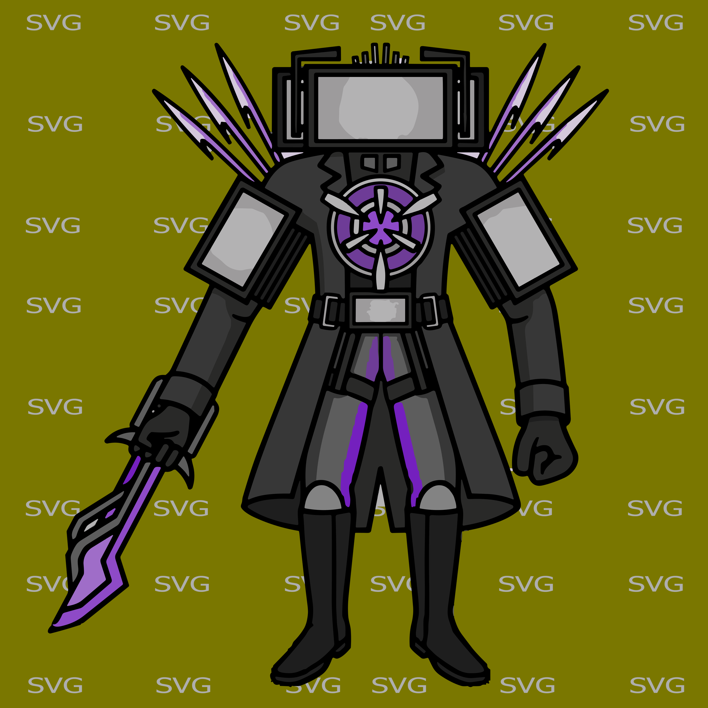 UPGRADED TITAN TV MAN SVG | Skibidi Toilet ,UPGRADED TITAN T - Inspire ...