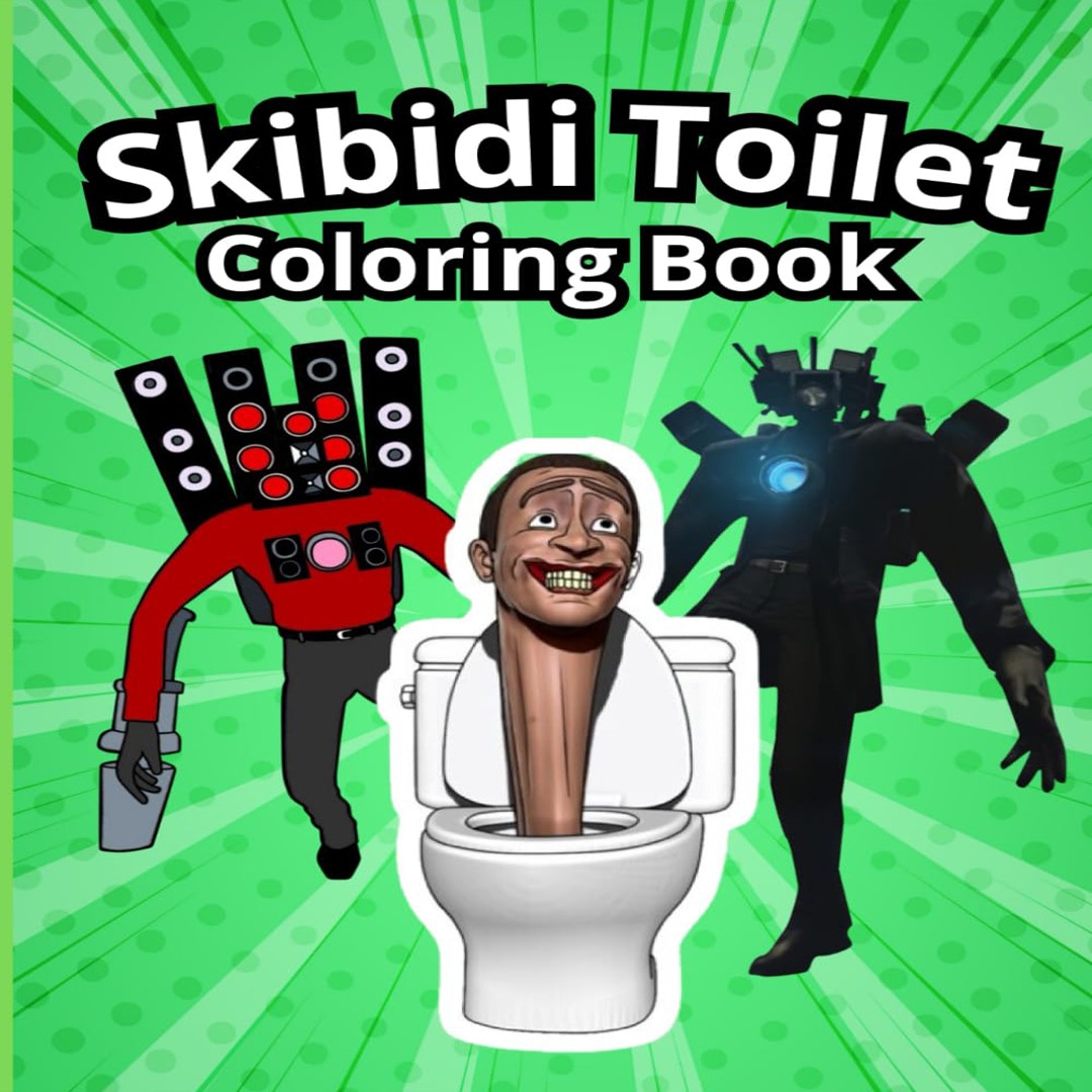 Skibidi Toilet Coloring Book for Kids | Titan, Cameraman, TV | Inspire ...