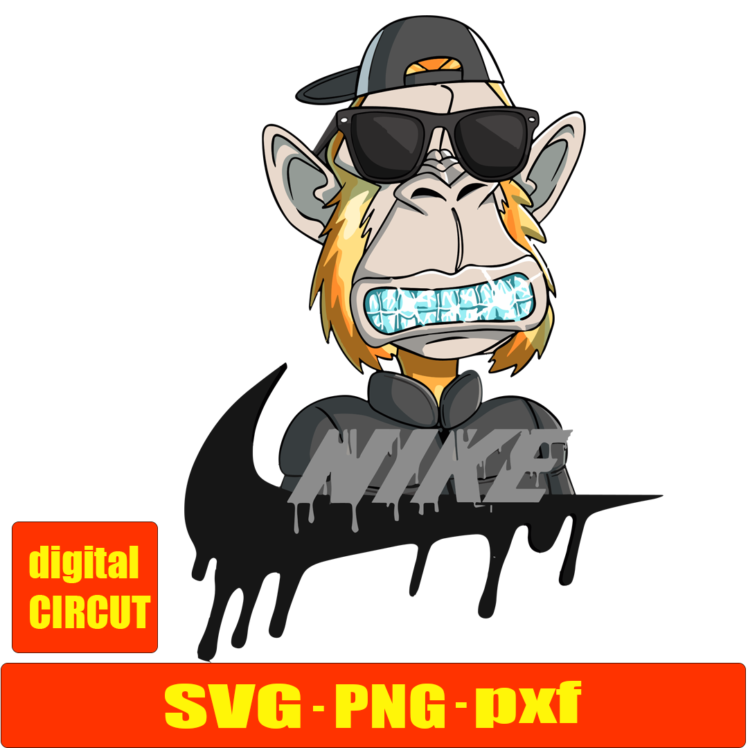 monkey NFT Nike Png, monkey NFT Png, Nike Logo Png,monkey NF | Inspire ...
