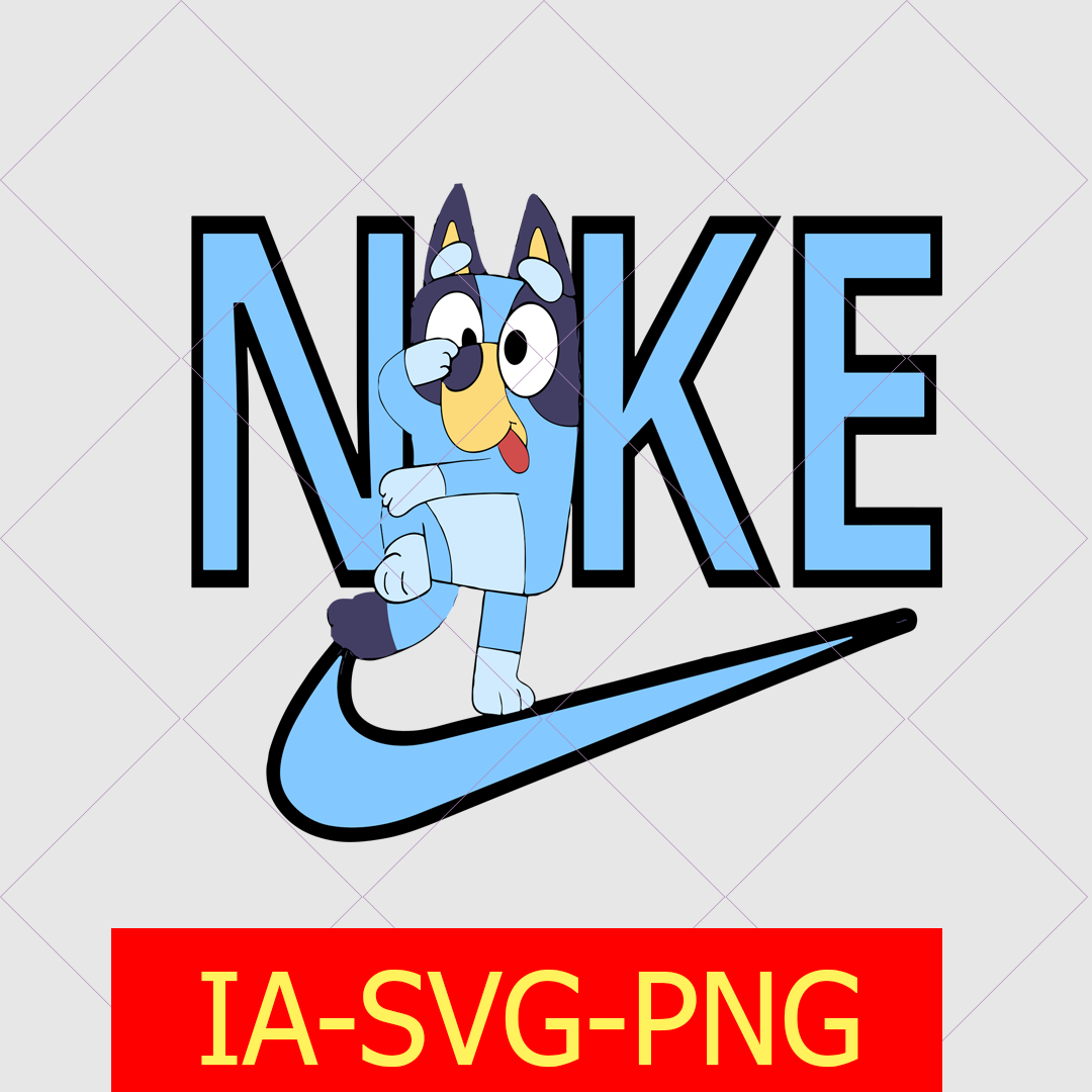 Bluey Bingo Nike Png,Bluey Bingo Swoosh Png, Nike Logo Png,B | Inspire ...