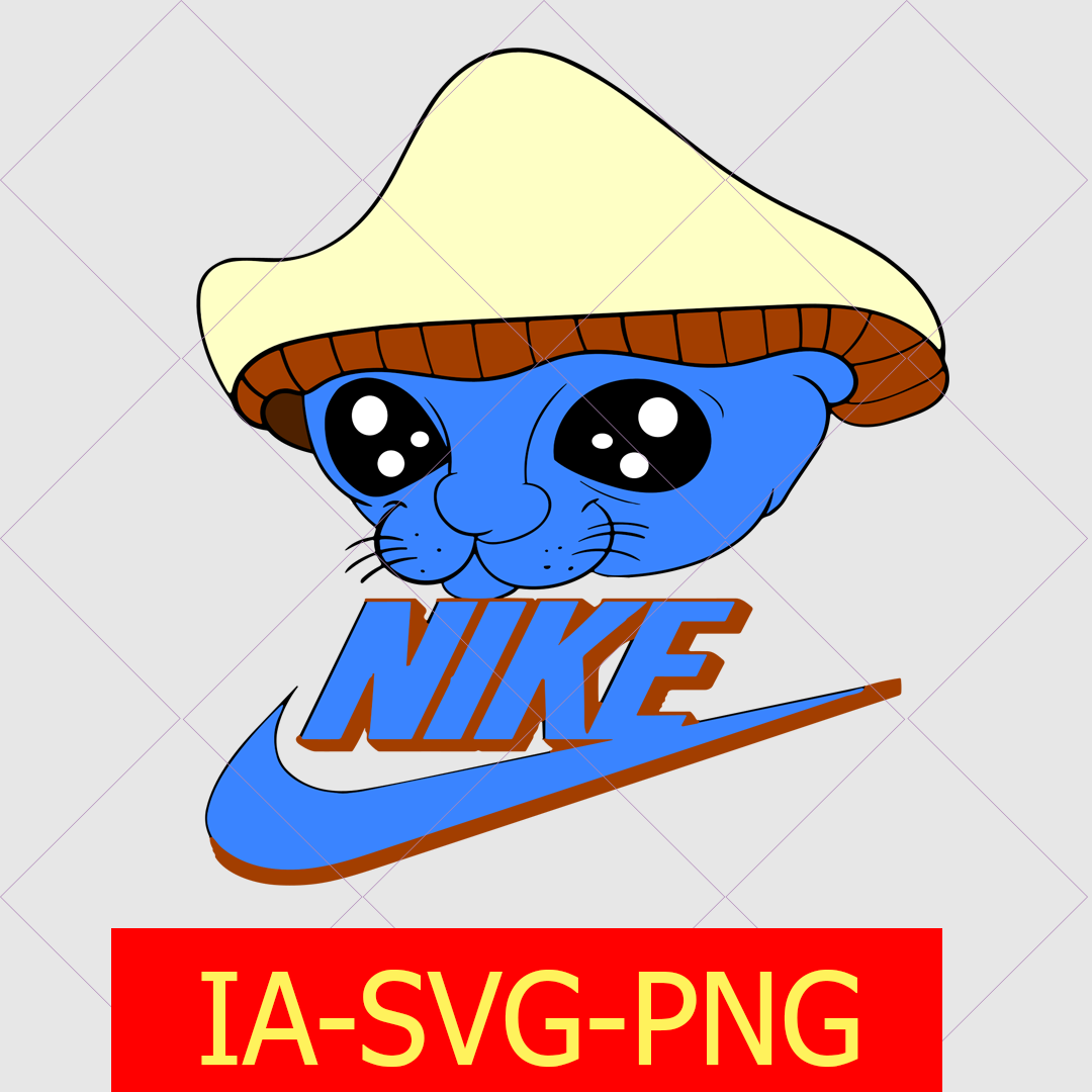 Smurf Cat nike Png,Smurf Cat SVG, Nike Logo Png,Grinch Chris | Inspire ...