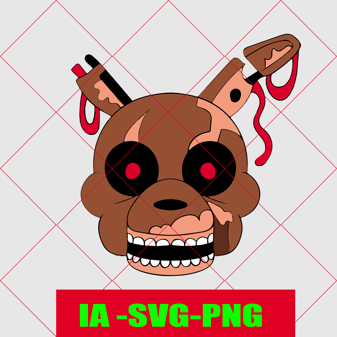 Burntrap Five Nights at Freddy's SVG ,Burntrap Five Nights | Inspire Uplift