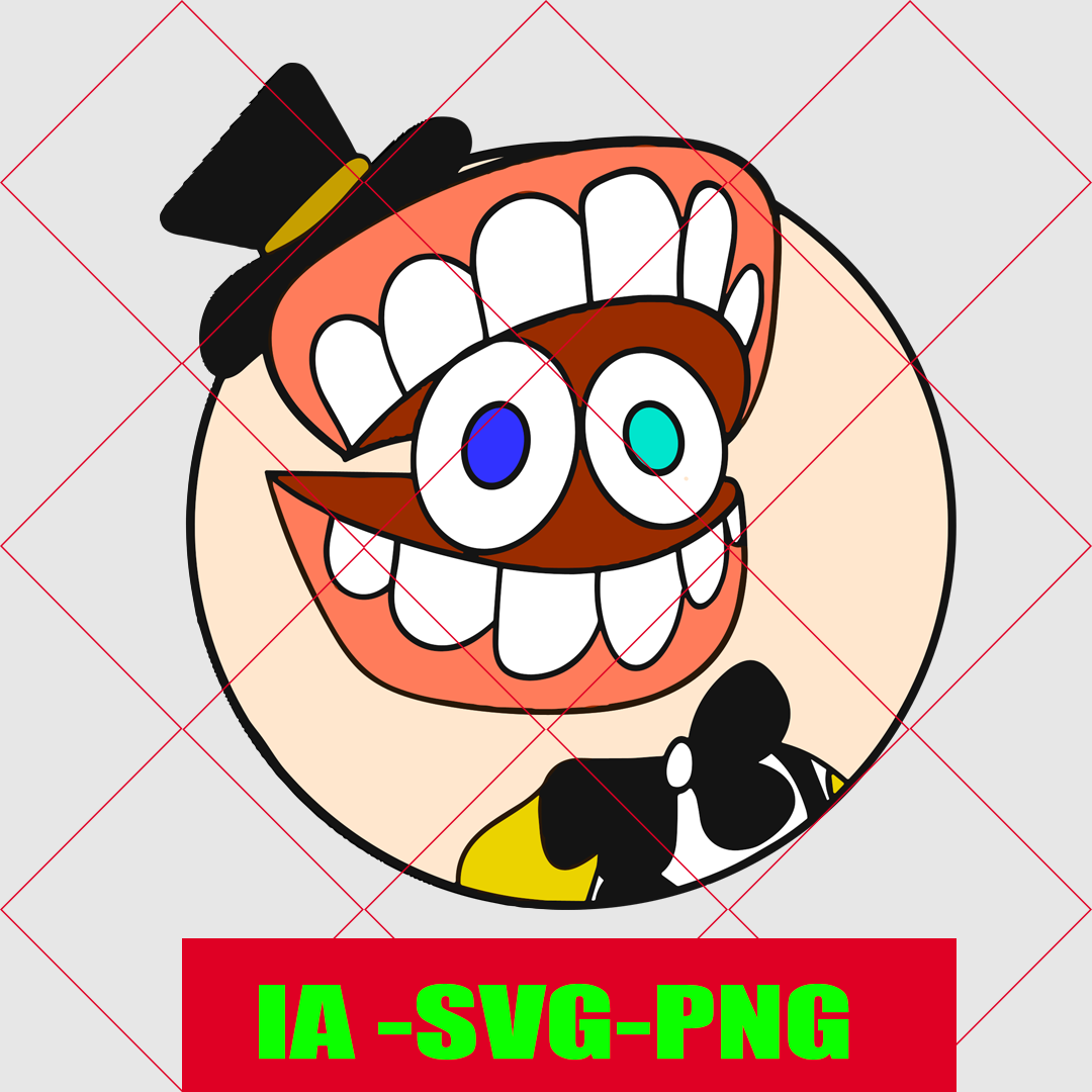 Caine Sticker the amazing digital circus SVG Caine Sticker C - Inspire ...