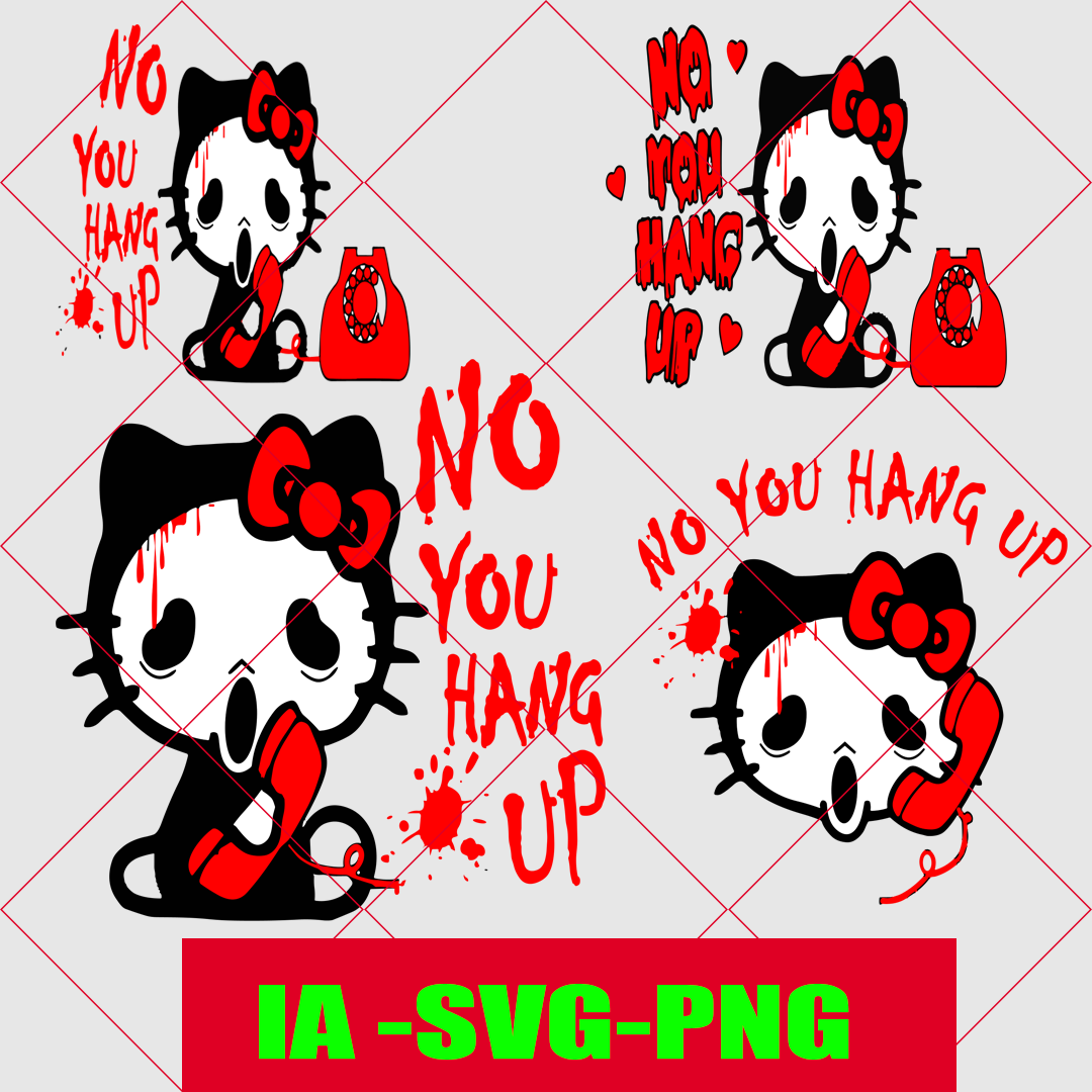 Bundle Hello Cats horror Halloween Svg Png, Svg Hello Cat on | Inspire ...