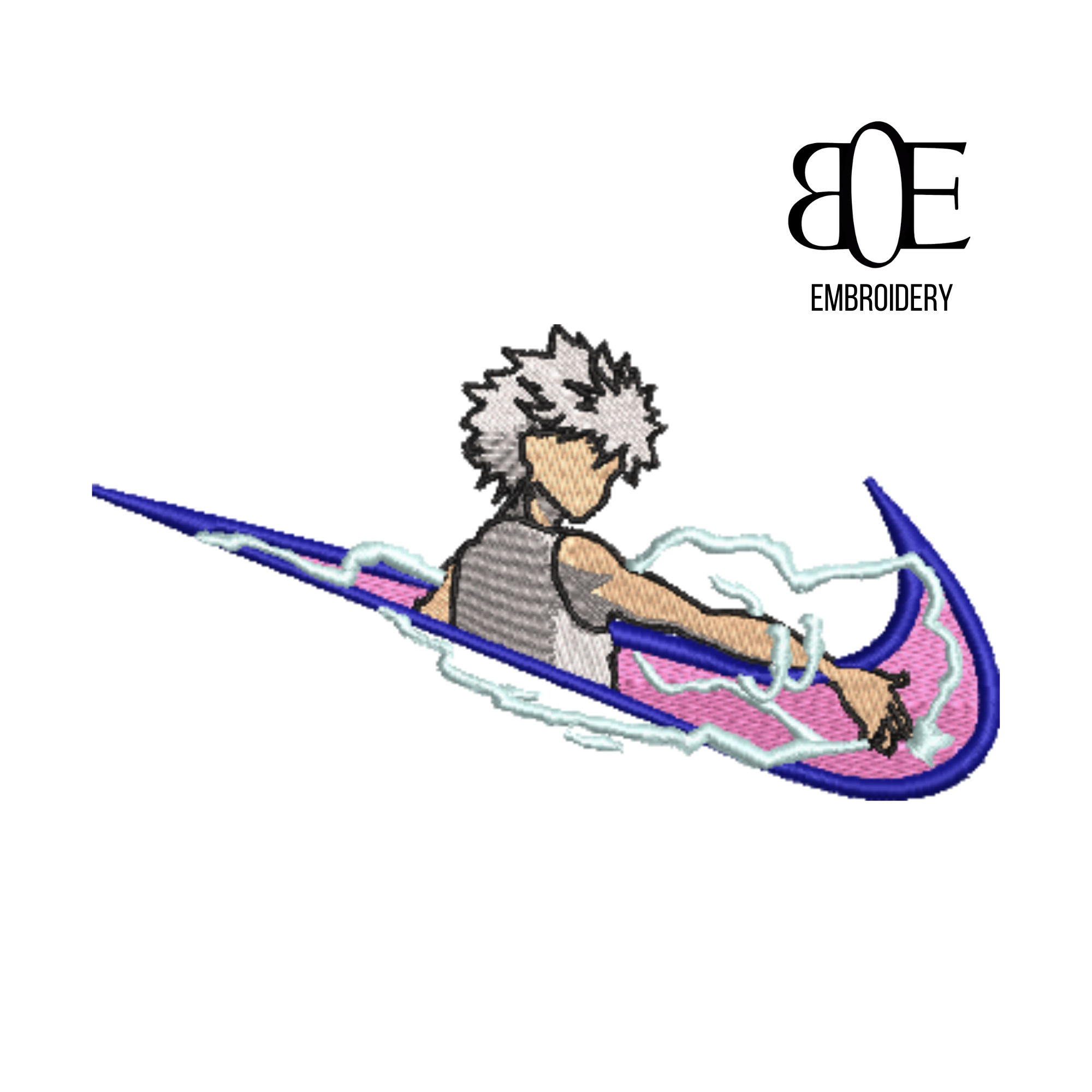 Anime inspired embroidery design, Killua Zoldyck uaembroider - Inspire ...
