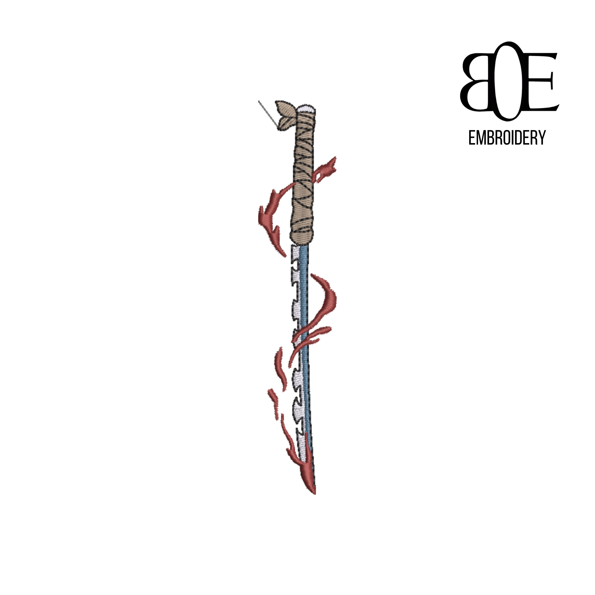 Anime Embroidery Design File, inosuke Sword Embroidery Desi | Inspire ...