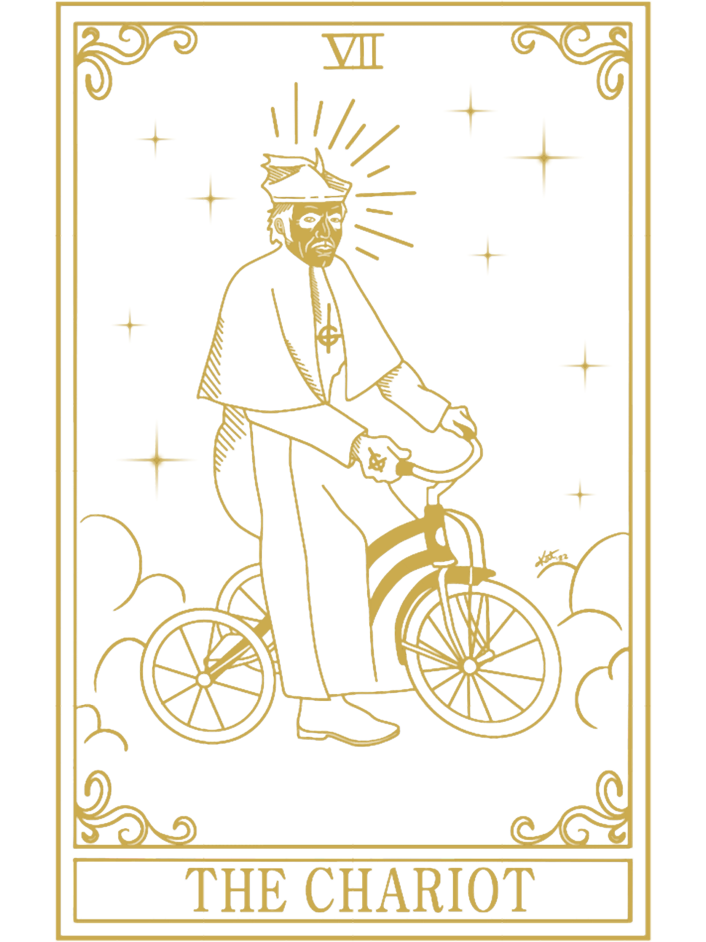 The Chariot Ghost Tarot Card | Inspire Uplift