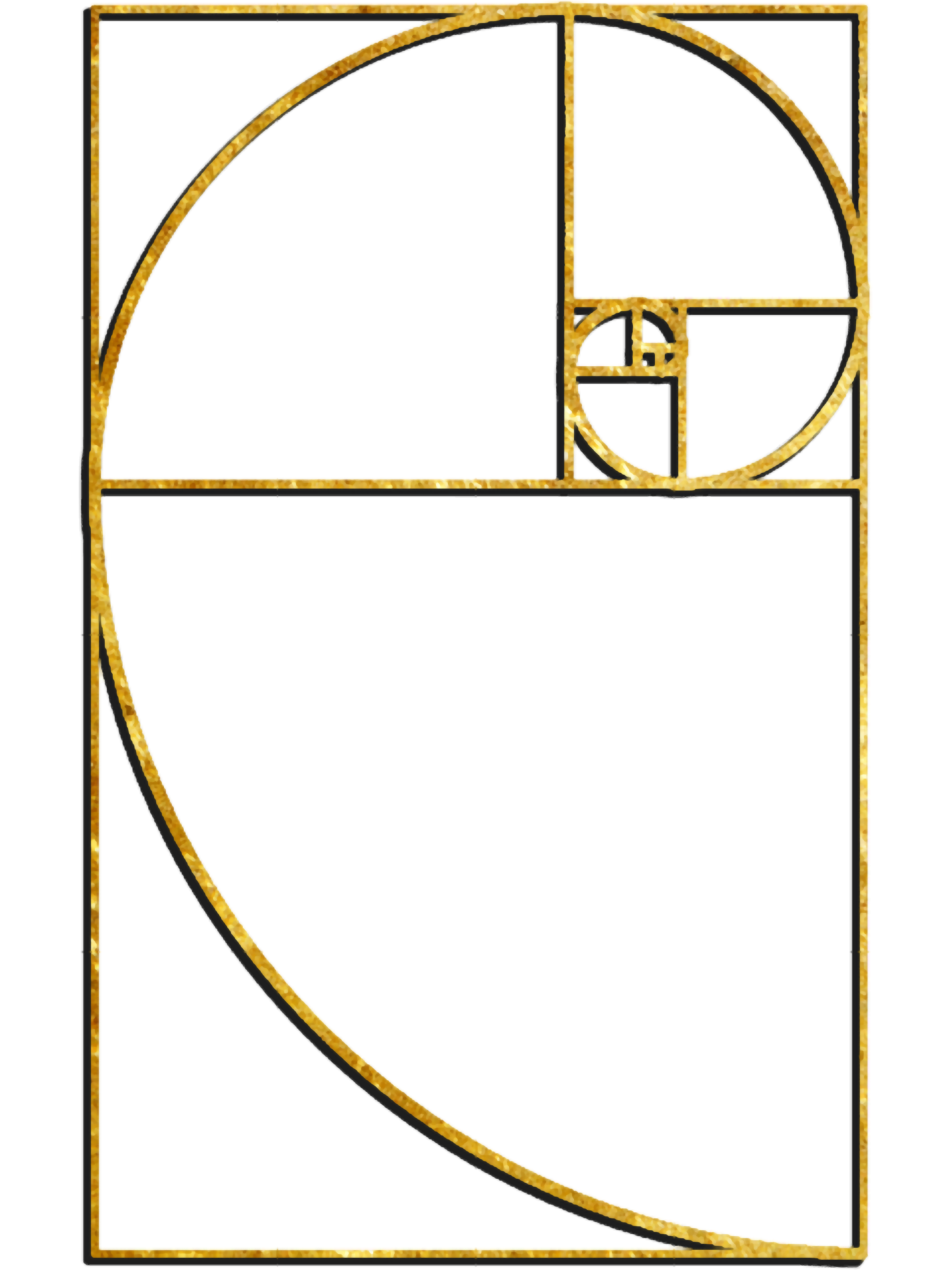 Golden Ratio Sacred Fibonacci Spiral | Inspire Uplift