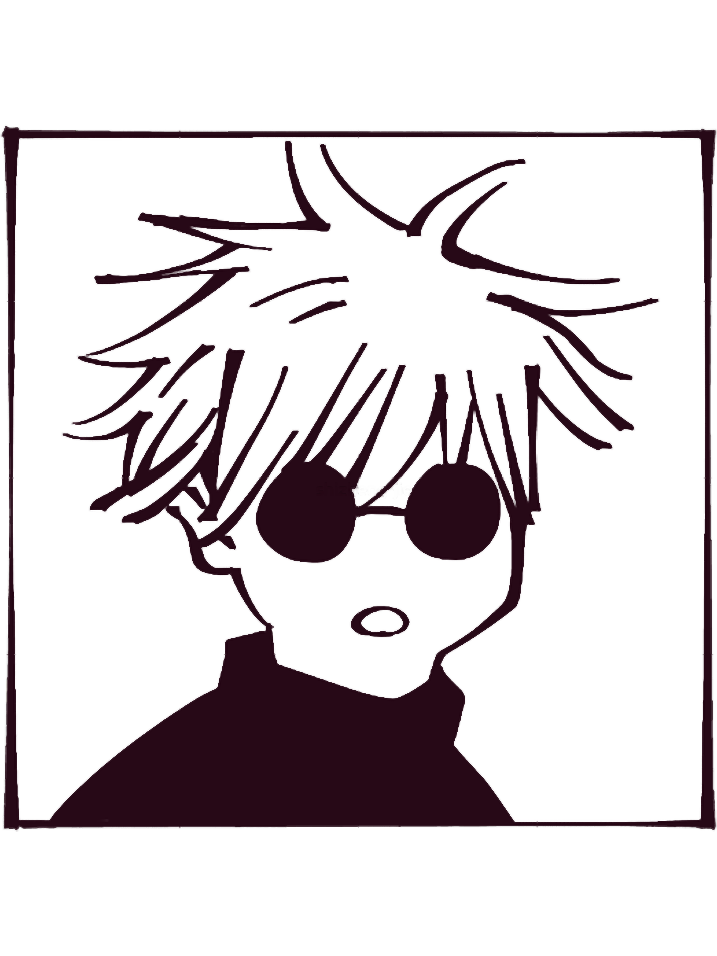 Gojo Satoru chibi manga panel | Inspire Uplift