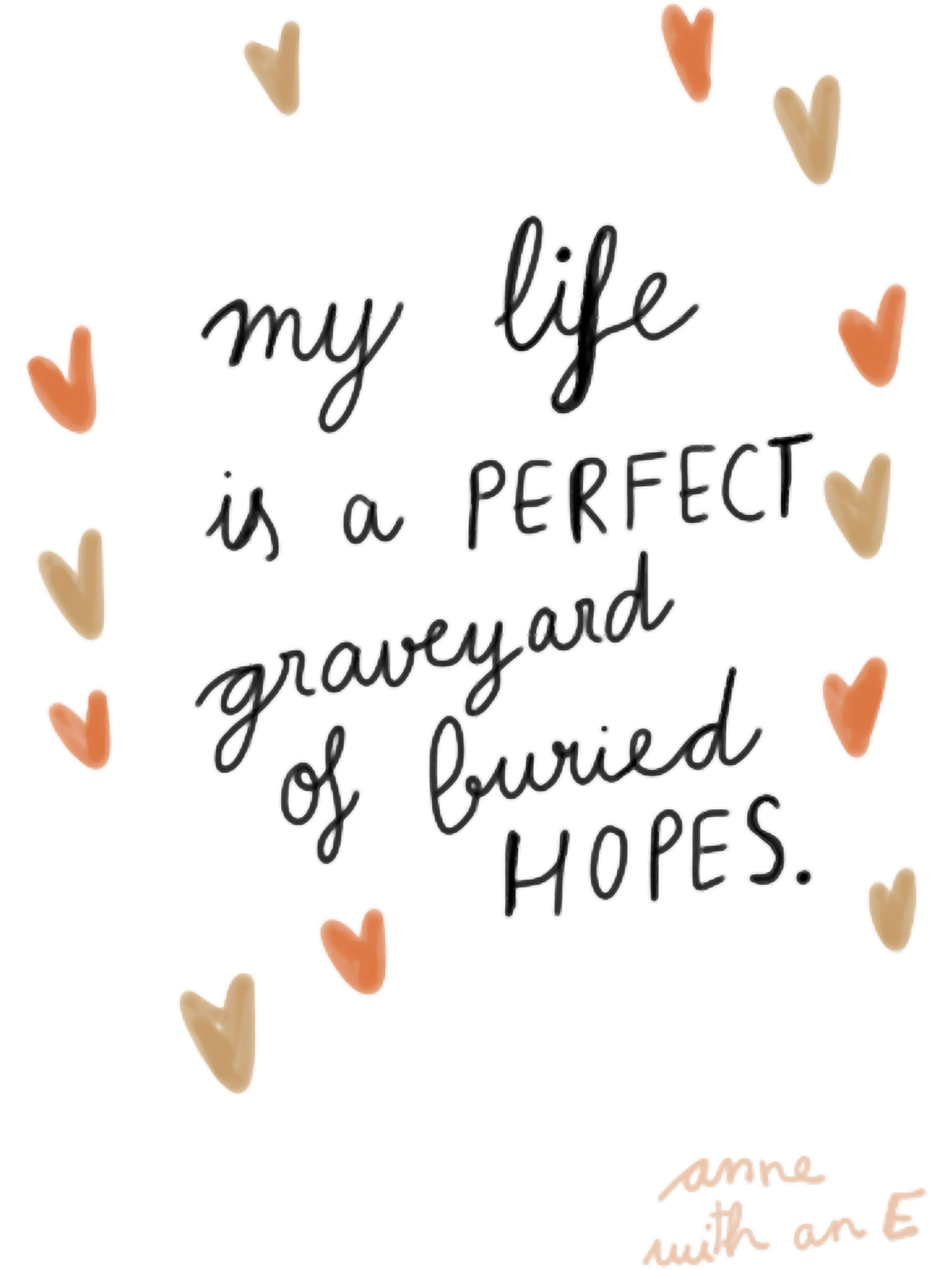 My life is a PERFECT graveyard of buried OPES | Inspire Uplift