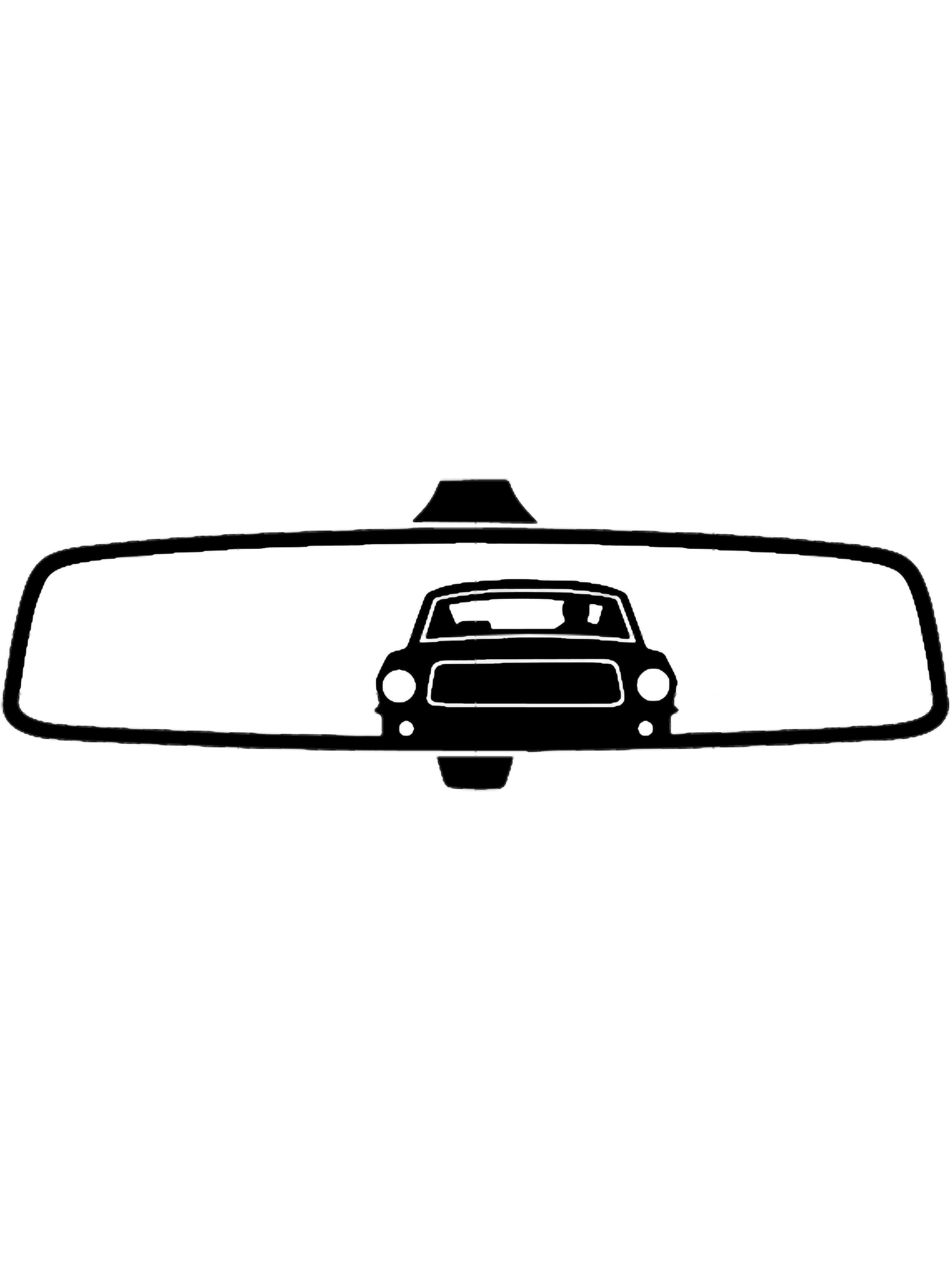 Bullitt Mustang in rear view mirror | Inspire Uplift