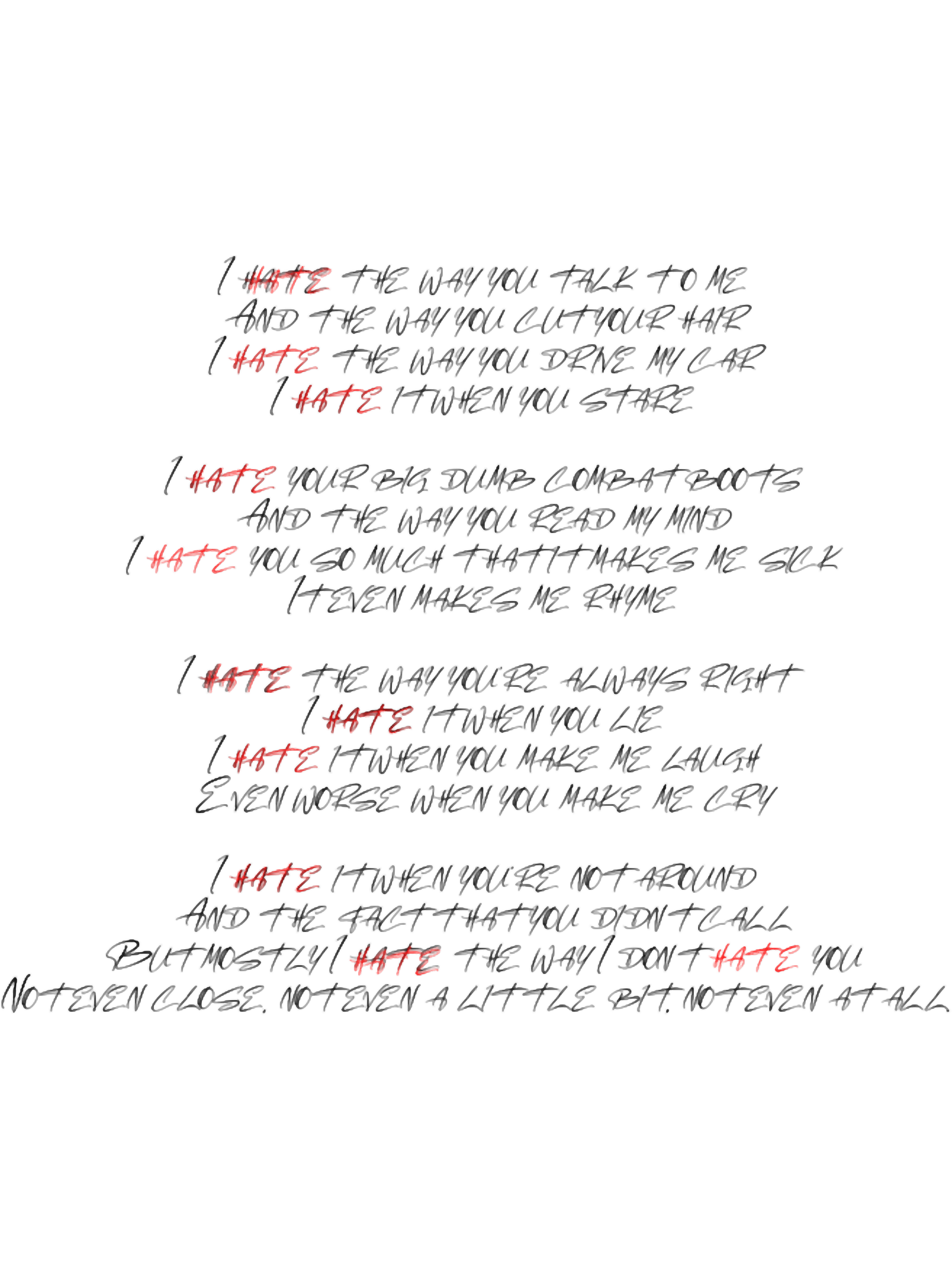 ten things poem - Inspire Uplift