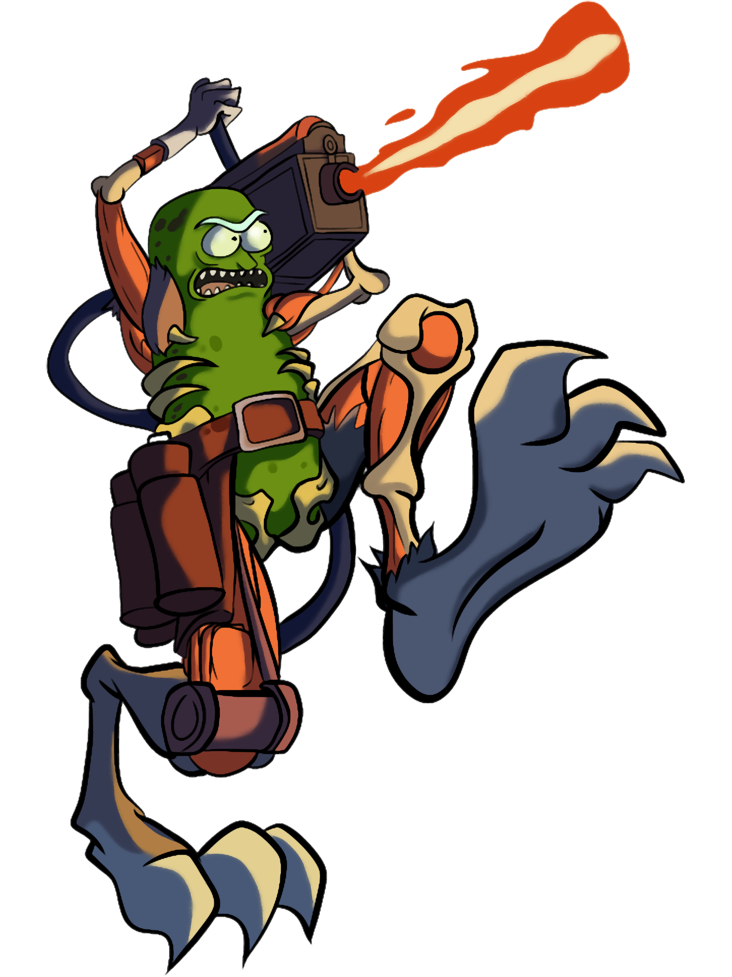 Pickle rick in rat suit | Inspire Uplift