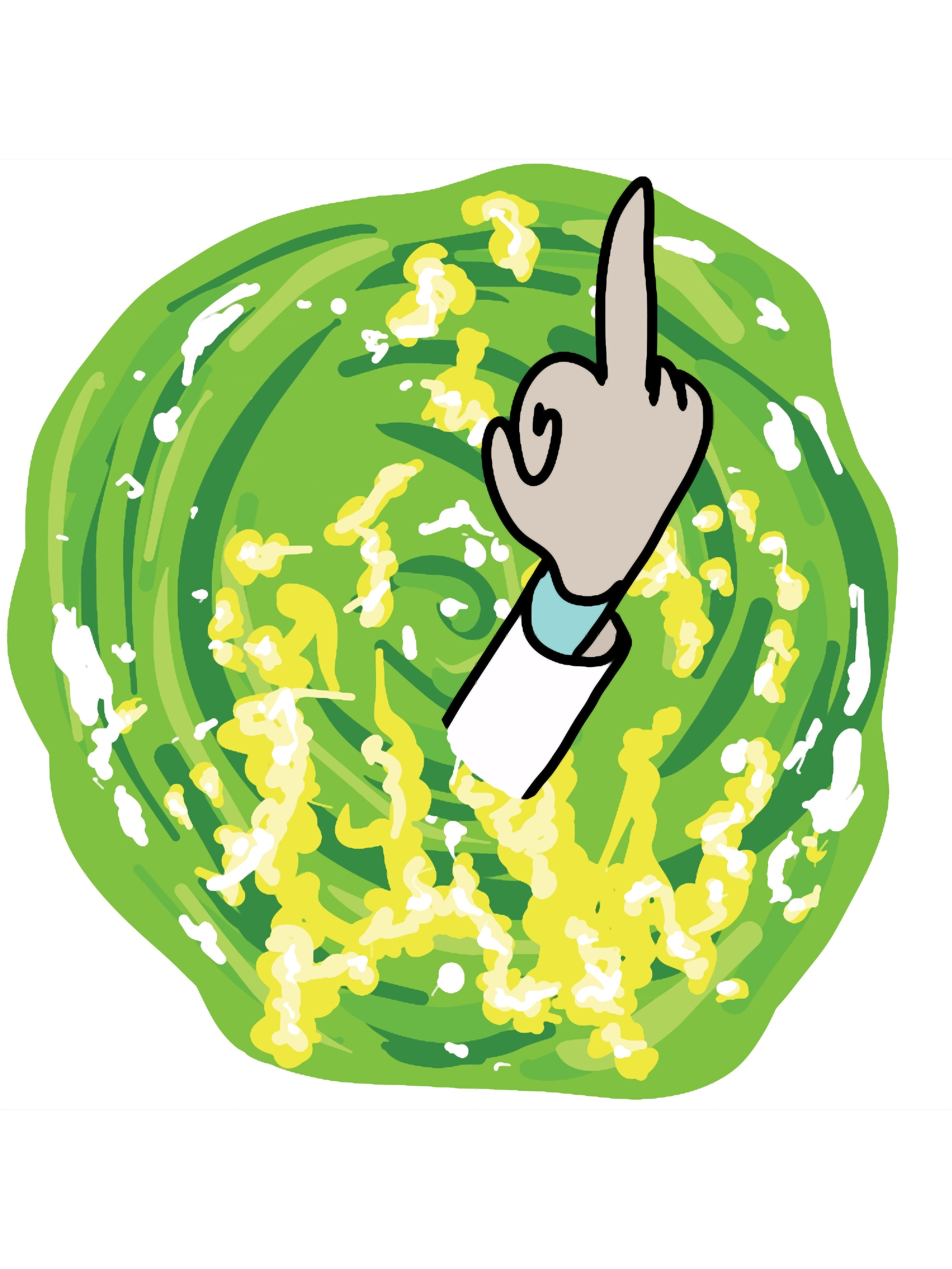 Rick Middle Finger | Inspire Uplift