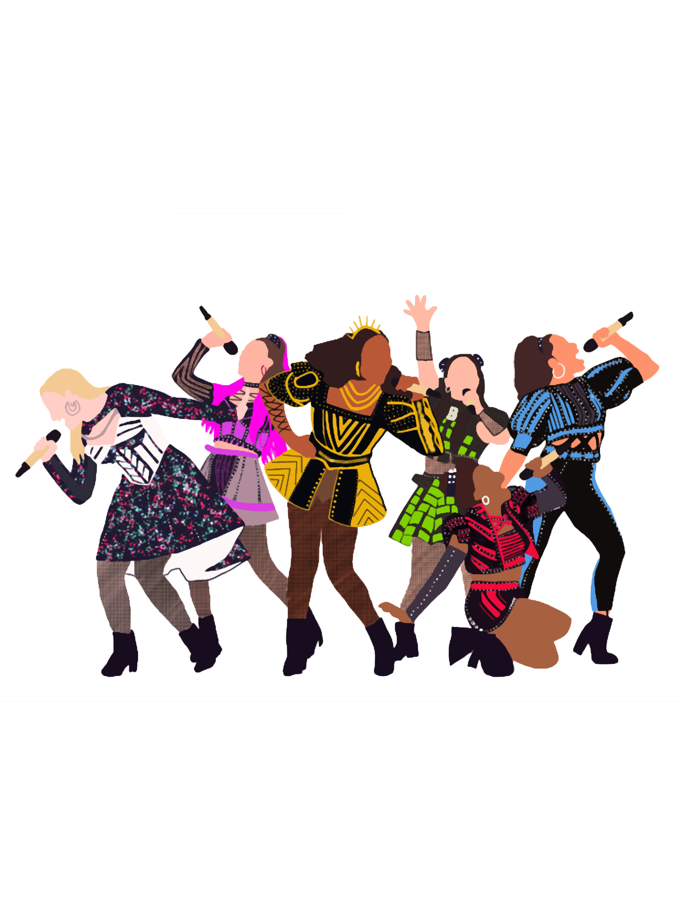 SiX The MusicalChicagoBroadway Cast Costume - Inspire Uplift