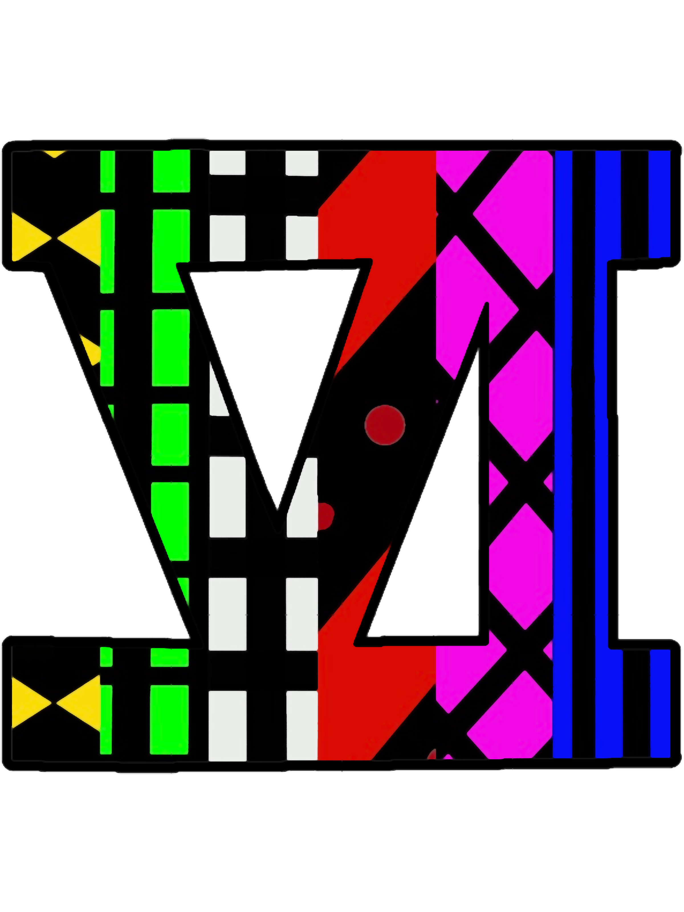 SIX the musicalRoman numeral VI (black border) | Inspire Uplift