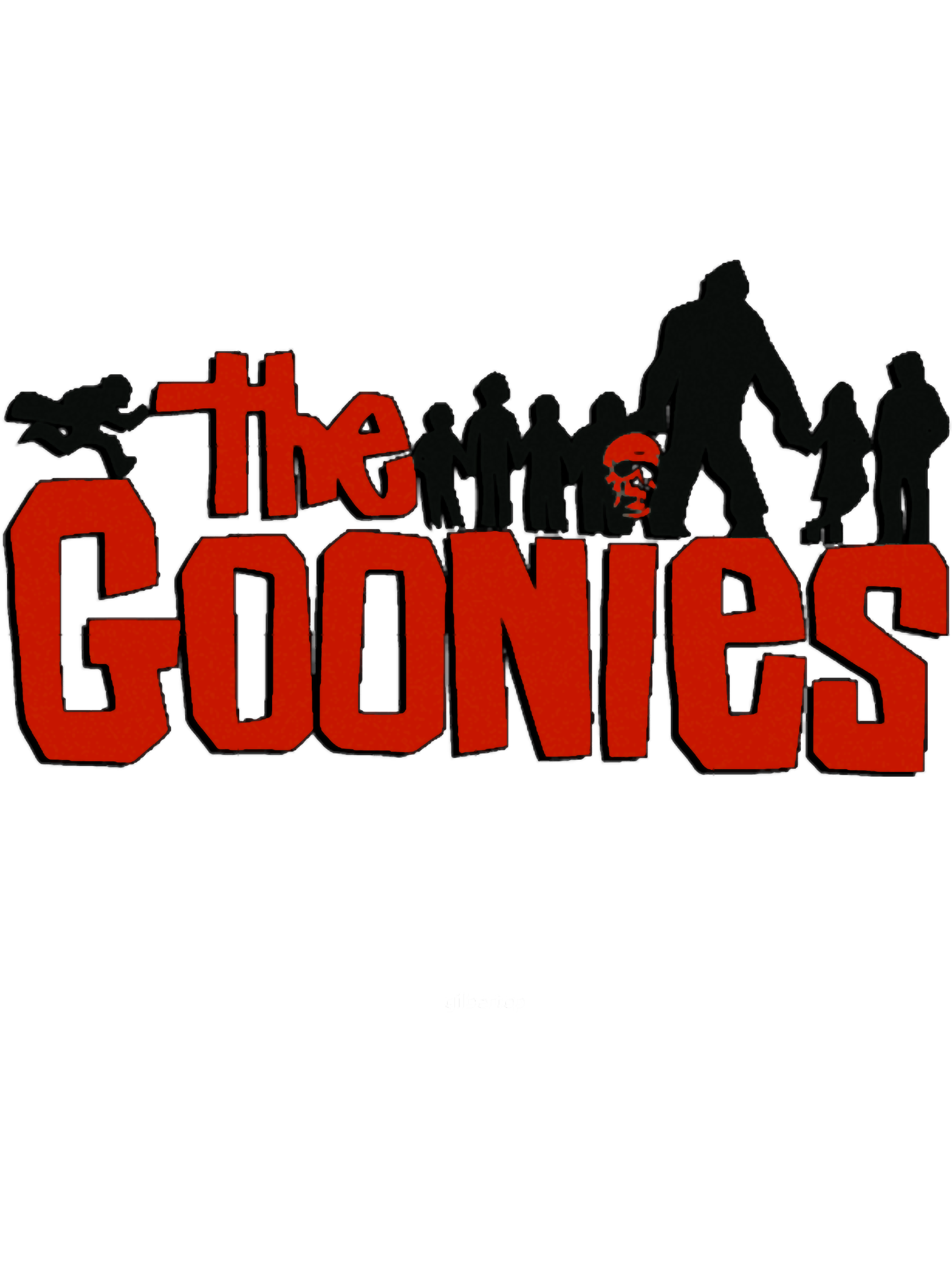 The Goonies logo and characters | Inspire Uplift
