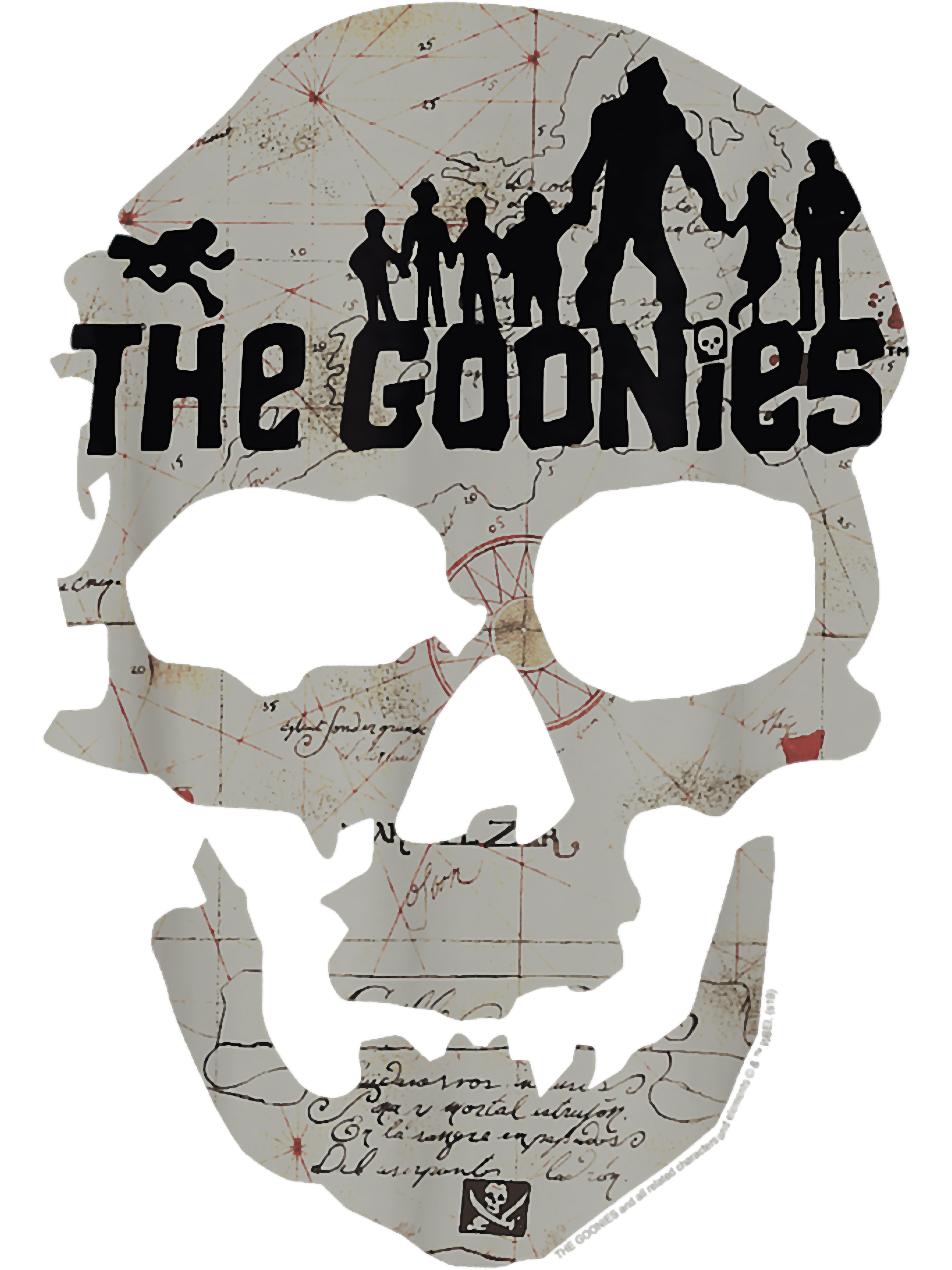 The Goonies Skeleton Map | Inspire Uplift