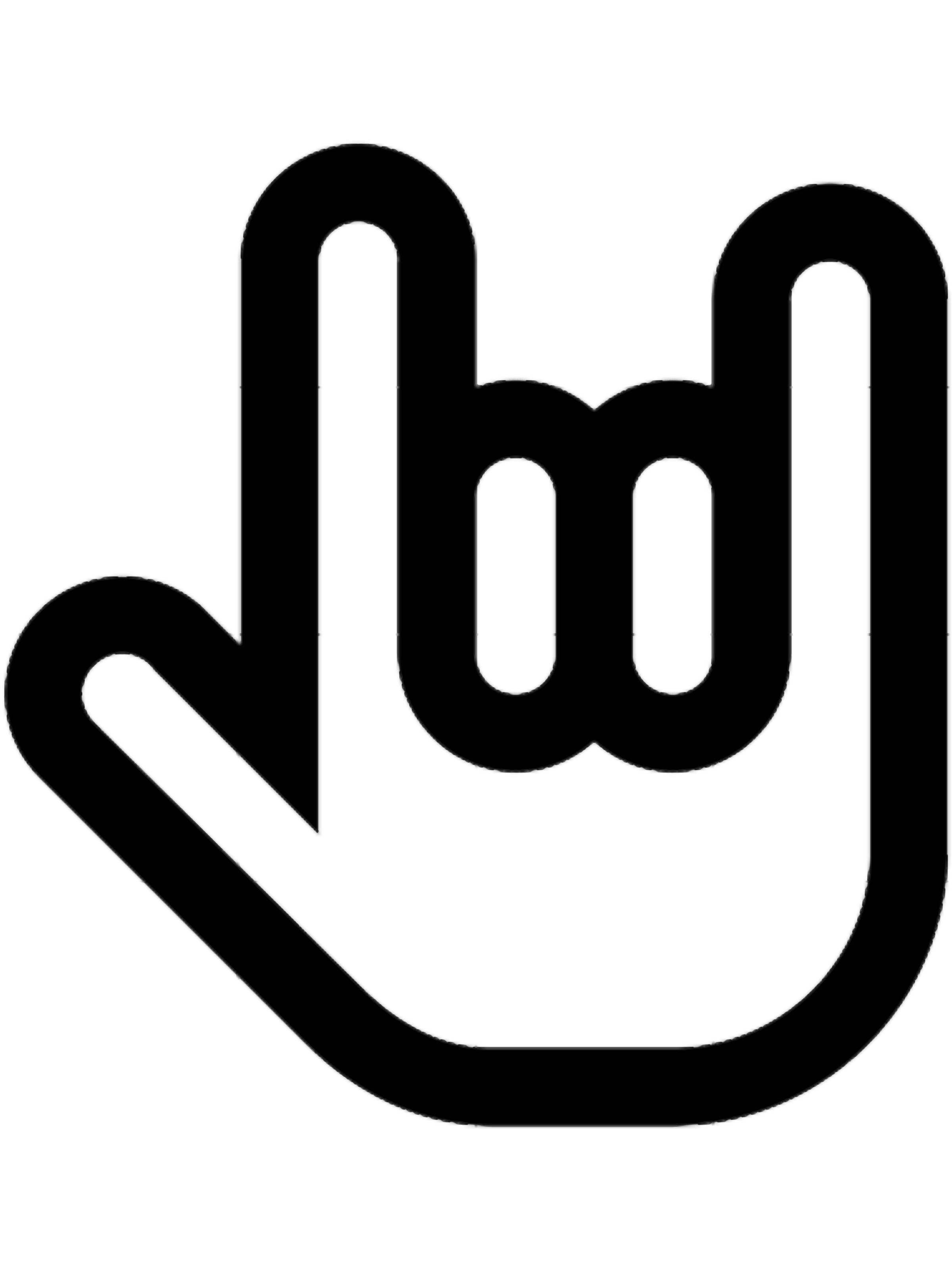 Heavy Metal Hand symbol | Inspire Uplift