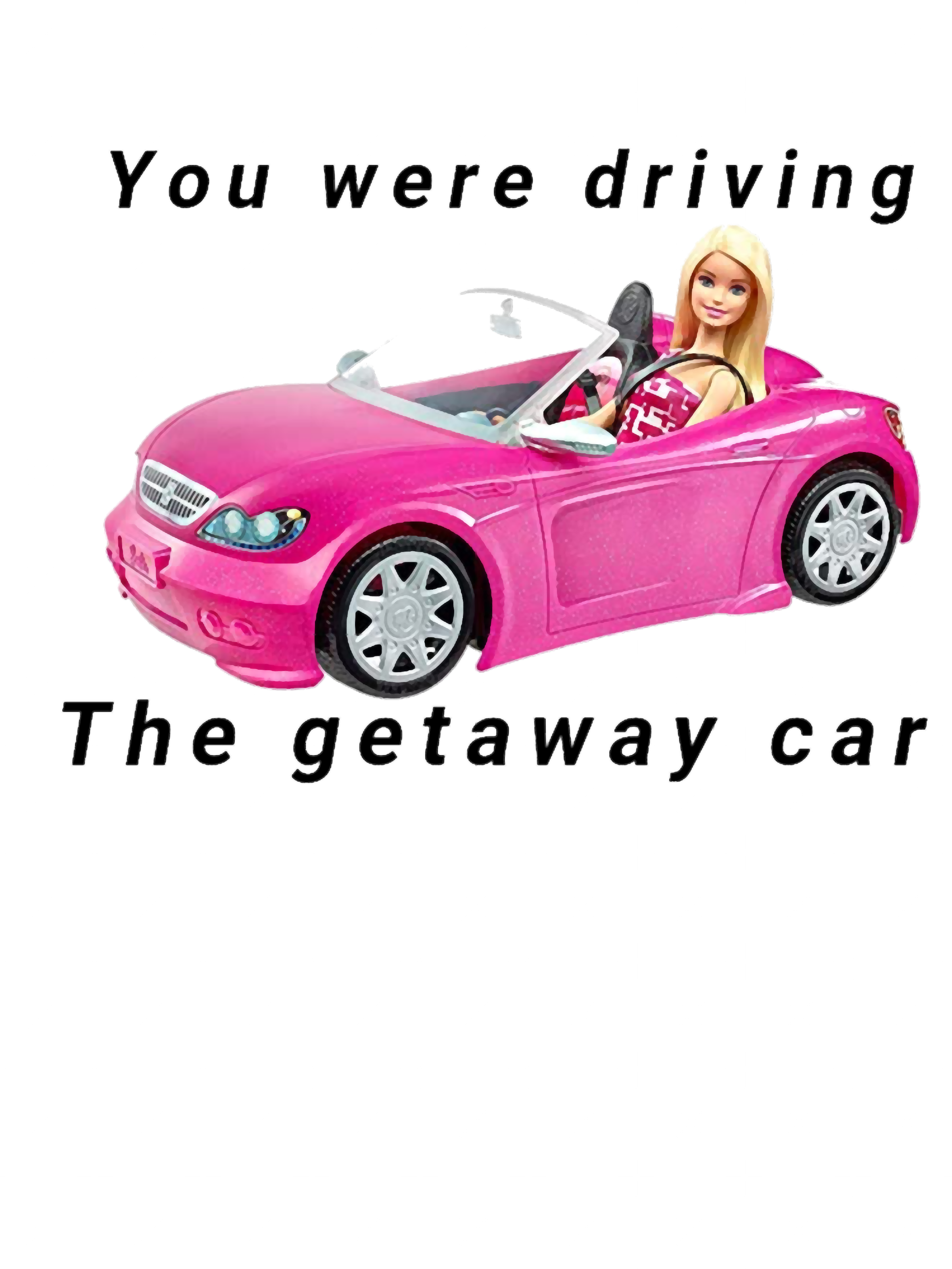 Getaway car Tswift barbie crossover | Inspire Uplift
