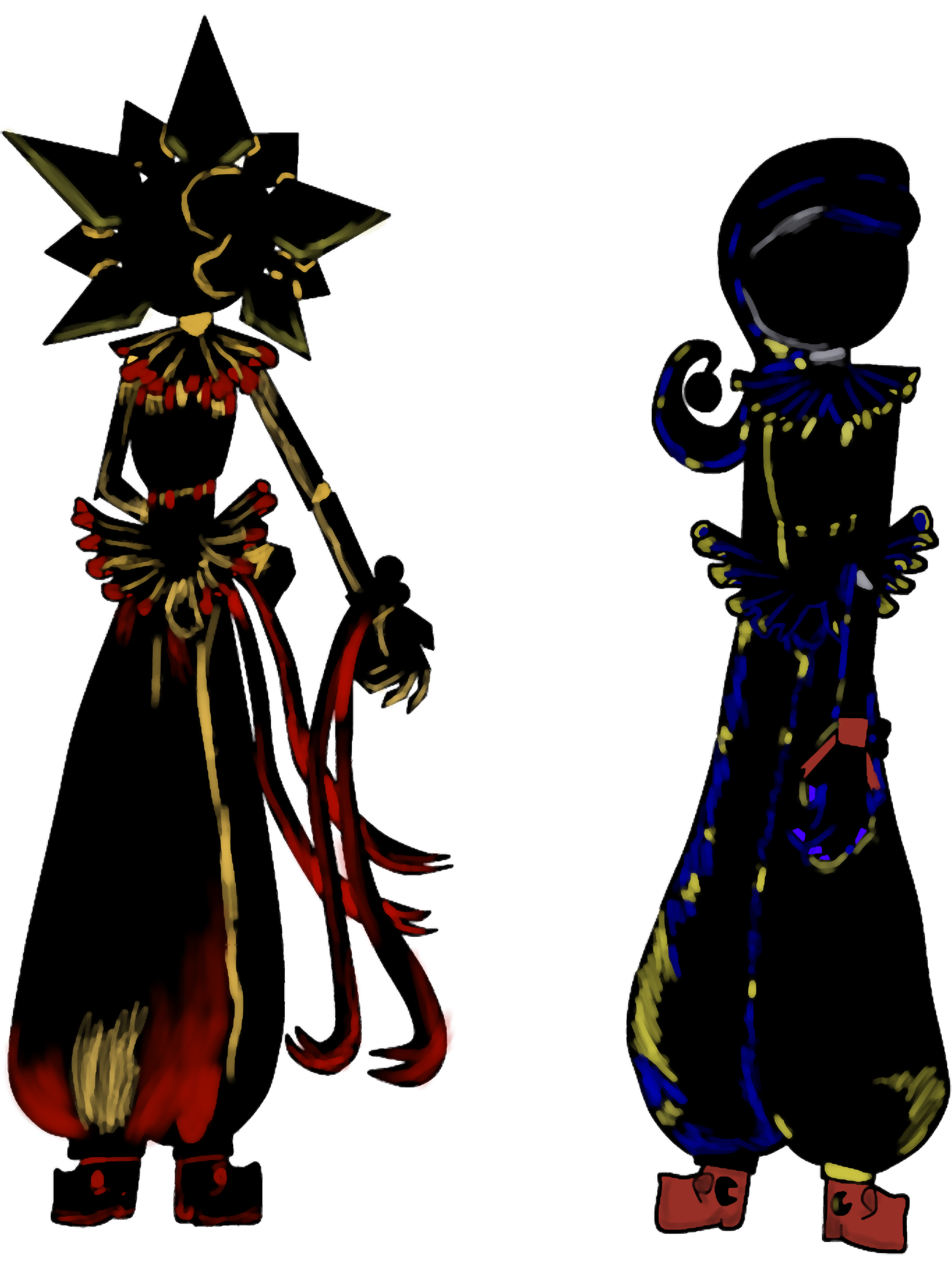 FNAF Sun and moon outline (Black) | Inspire Uplift