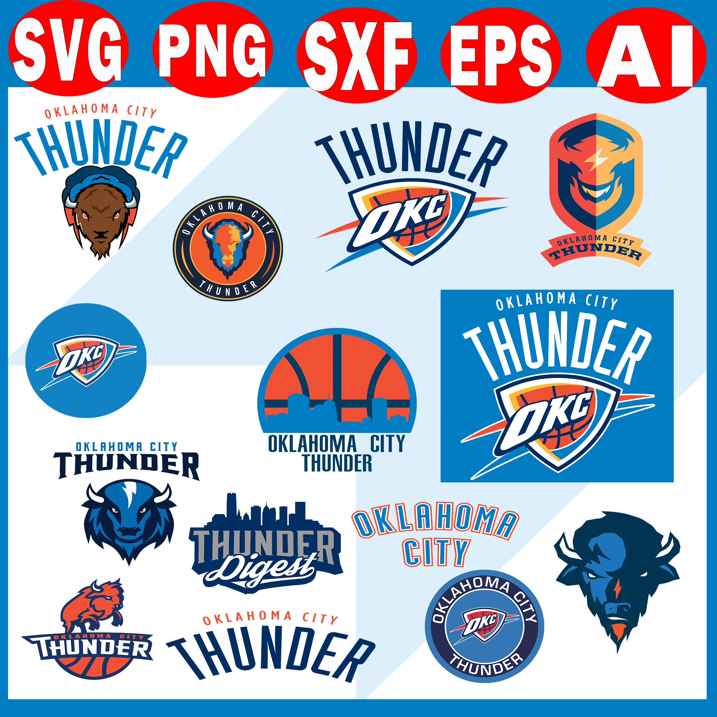 Oklahoma City Thunder Logo, Okc Thunder Logo, Okc Thunder Lo | Inspire ...